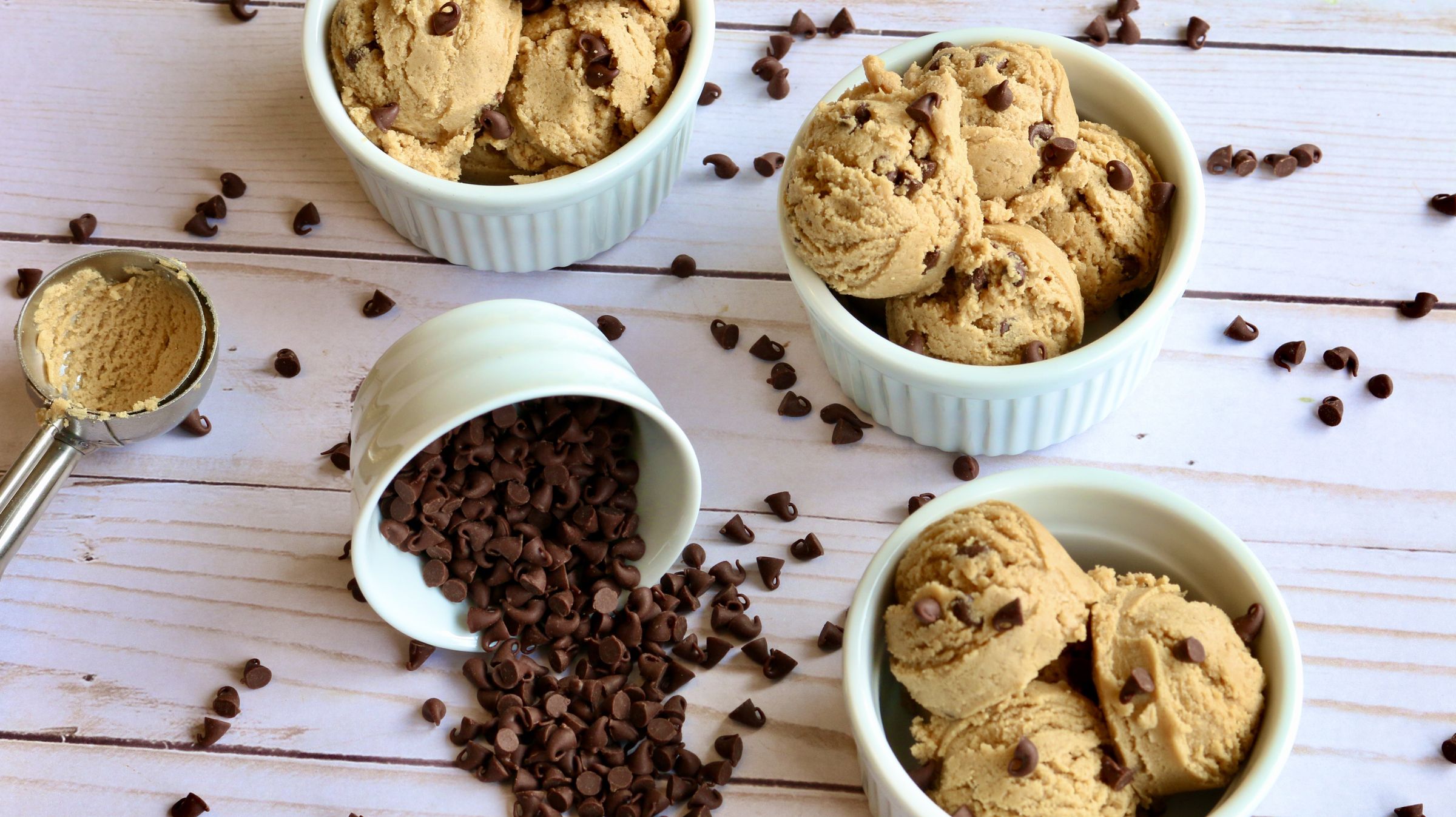 Edible Chocolate Chip Cookie Dough : 8 Steps (with Pictures ...