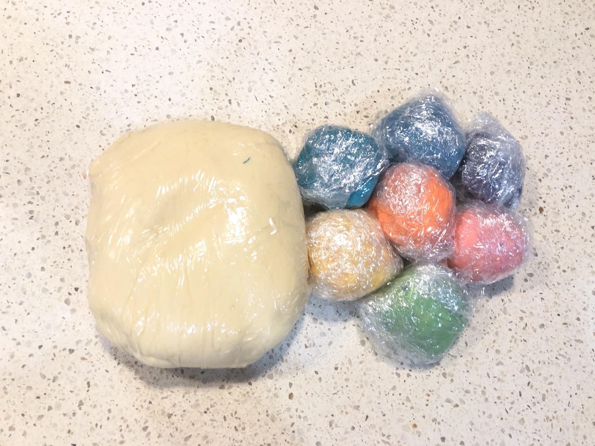 Rainbow Puff Balls With Coconut Filling : 12 Steps (with Pictures ...