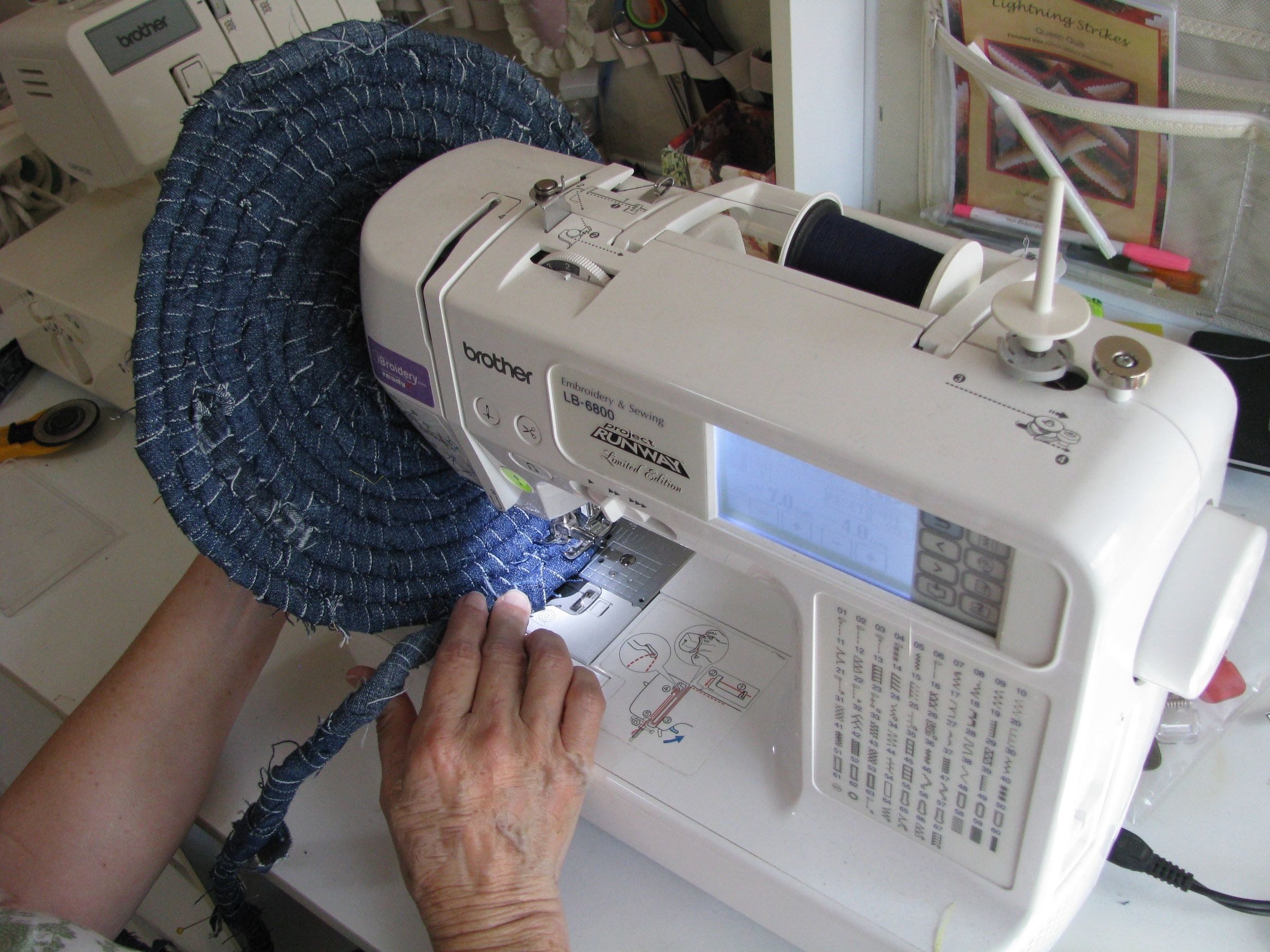 Denim Wrapped Rope Bowl : 7 Steps (with Pictures) - Instructables