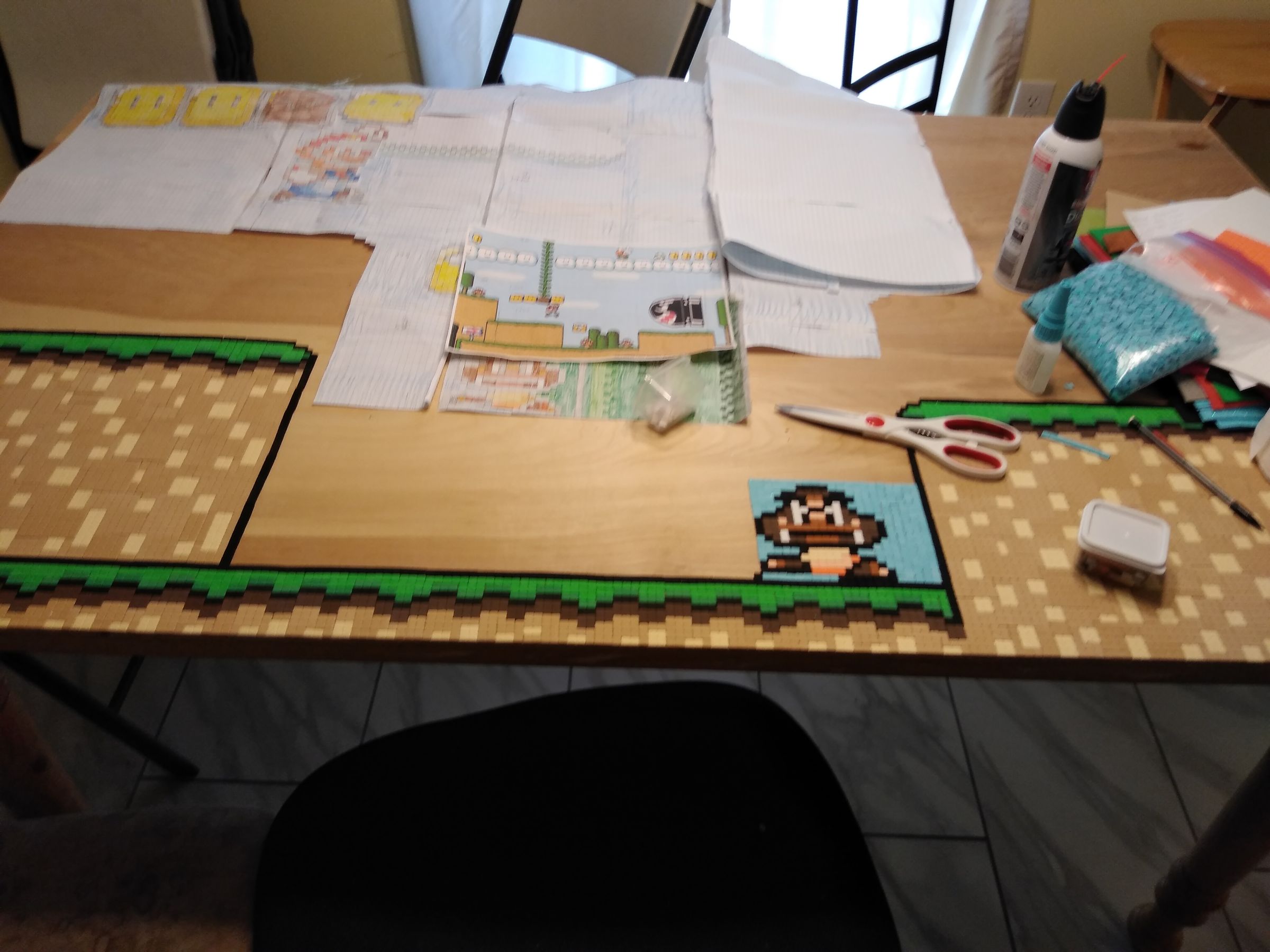 Mario Mosaic Tabletop : 10 Steps (with Pictures) - Instructables