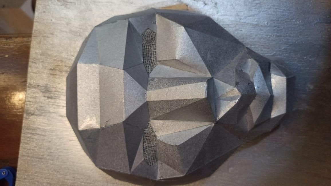 Papercraft Squid Game Frontman Mask for Halloween : 9 Steps (with ...