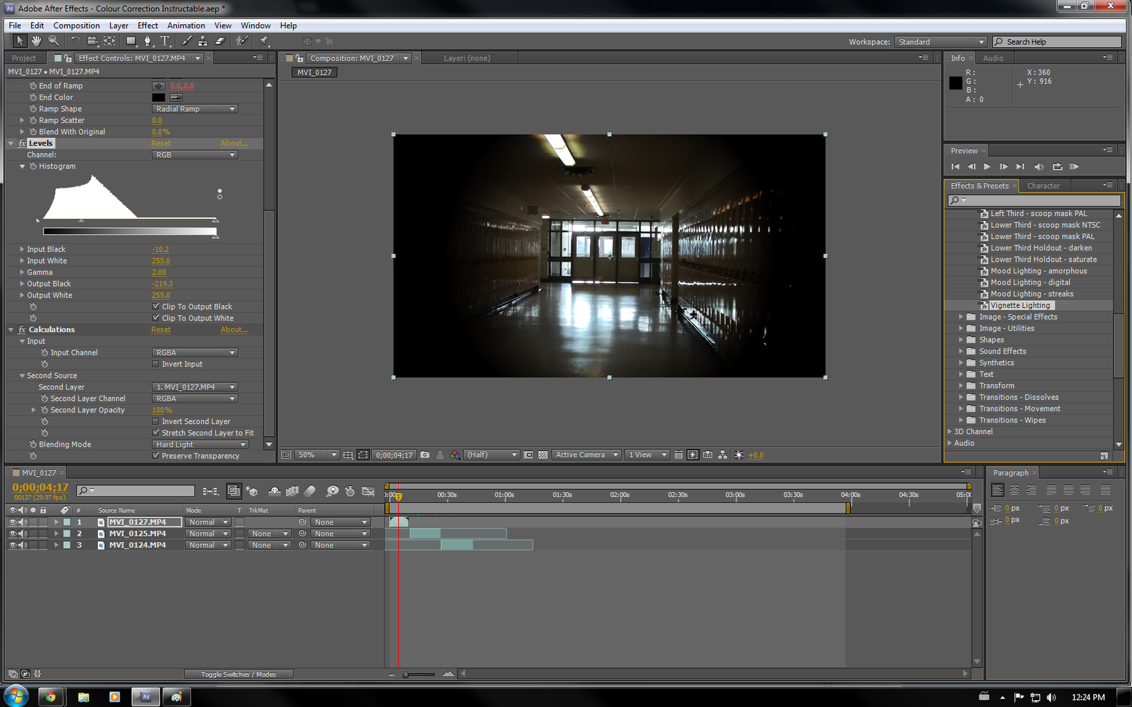 Tutorial - After Effects Color Correction : 3 Steps - Instructables tutorial-after-effects-color-correction-3-steps-instructables