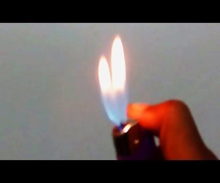 Two Flame in Single Lighter - Lighter Magic Trick - Instructables