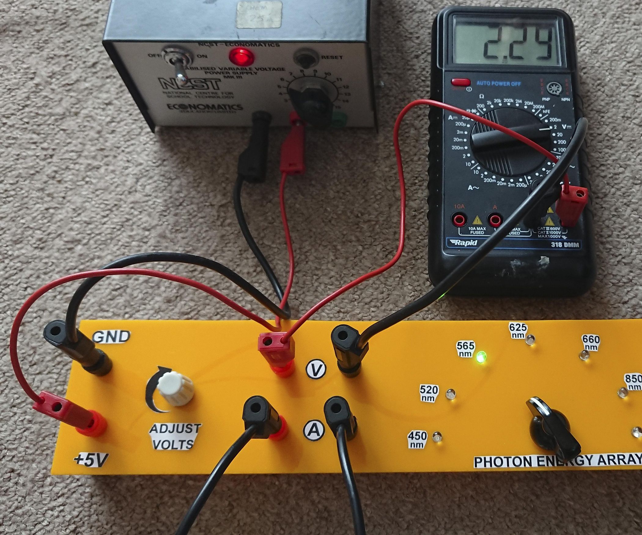 Planck Constant Apparatus and Calculations : 9 Steps (with Pictures ...