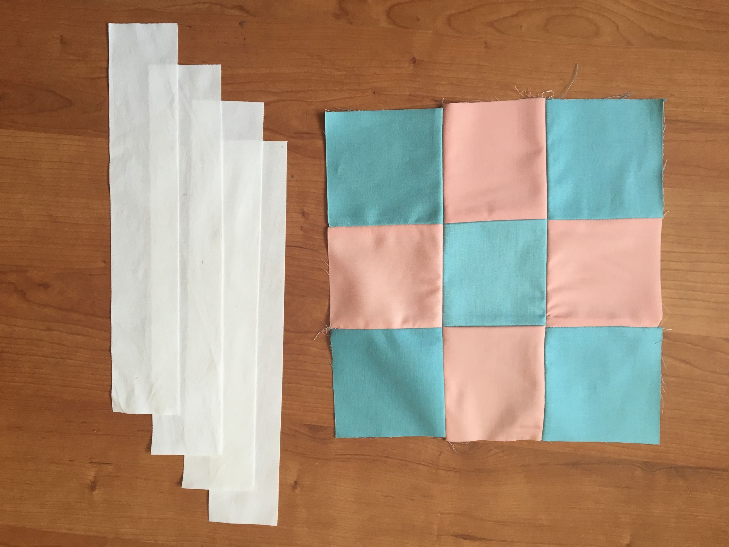 Simple 9-Square Patchwork Cushion Cover : 53 Steps (with Pictures ...