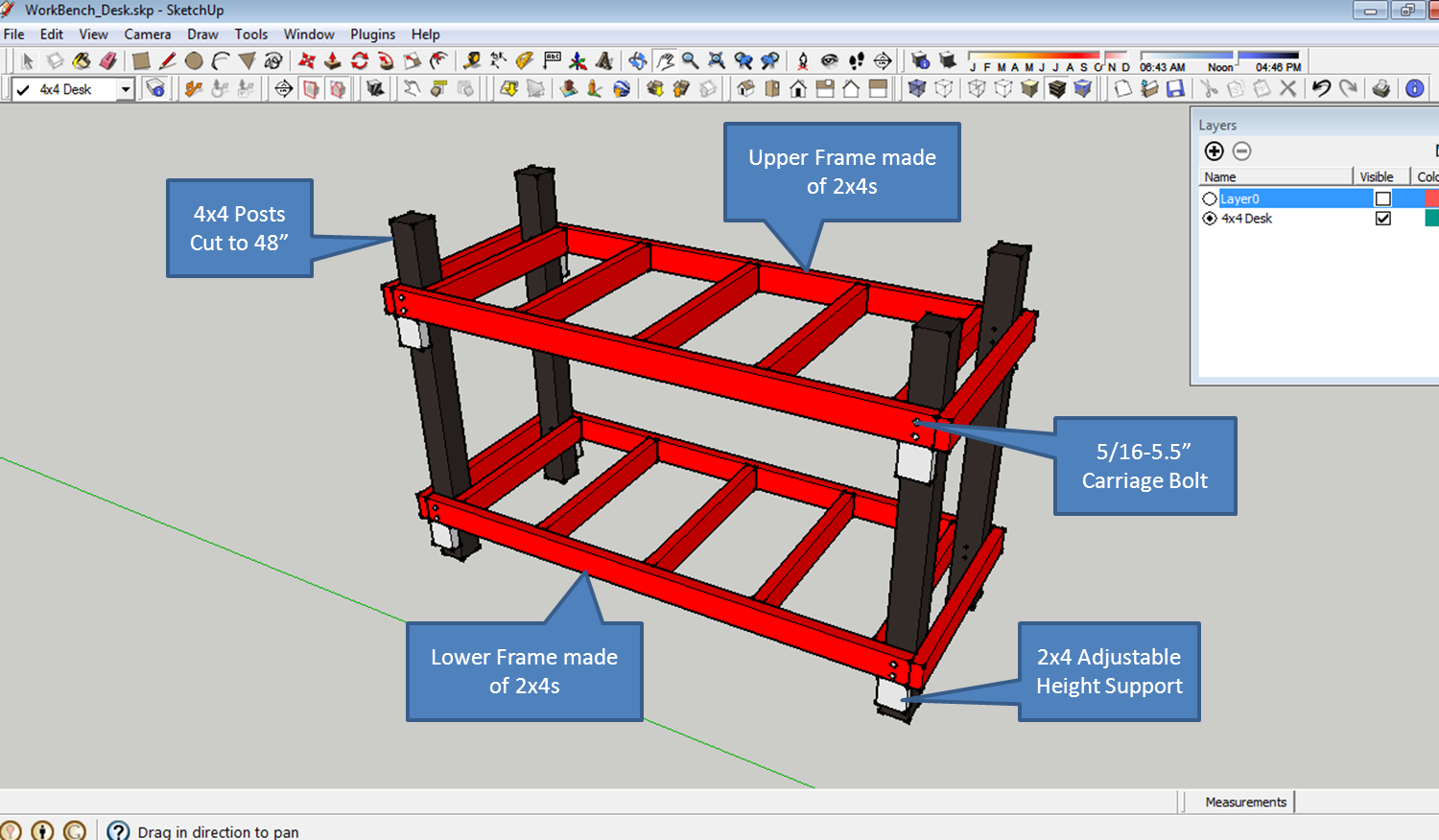 Heavy Duty Work Desk : 6 Steps (with Pictures) - Instructables