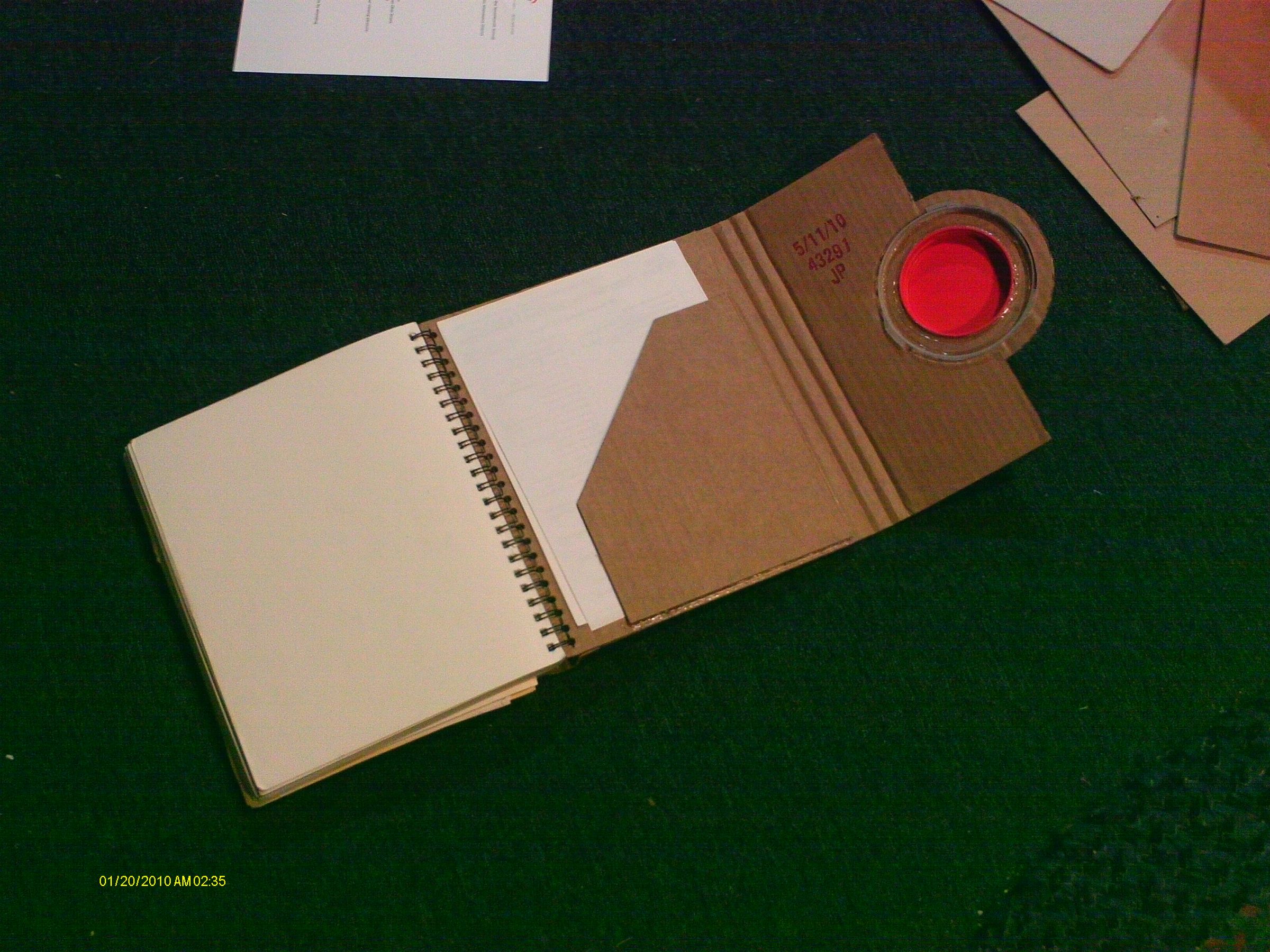 The Amazing Twist-Locking Cardboard Sketchbook : 10 Steps (with ...