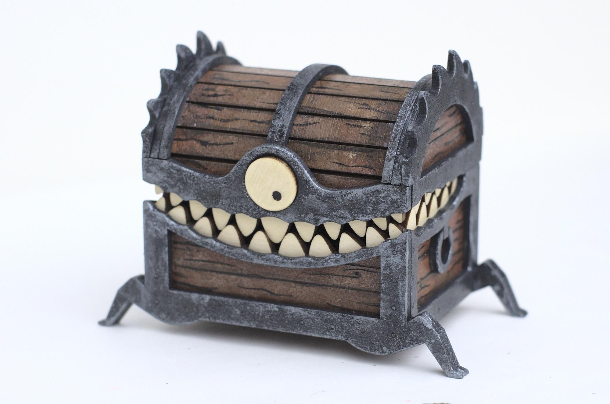 Monster Treasure Chest - Halloween Box : 10 Steps (with Pictures ...