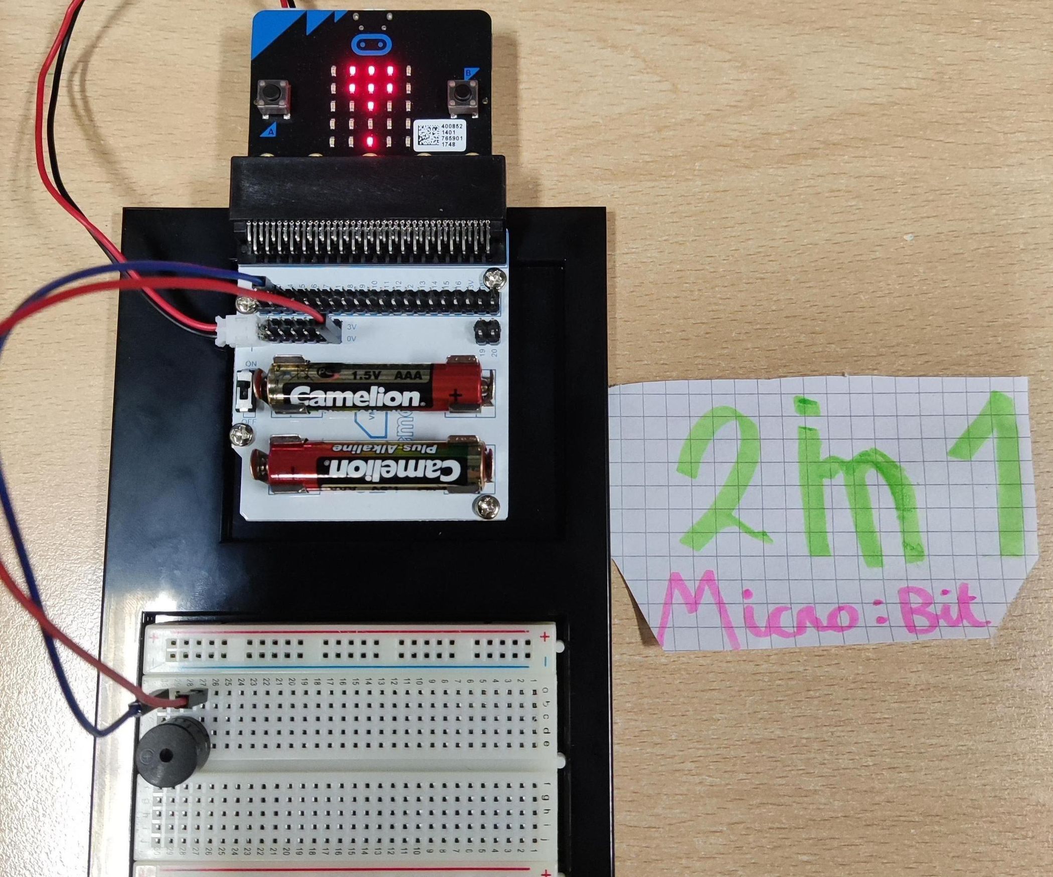 2 in 1 Micro:Bit : 6 Steps - Instructables