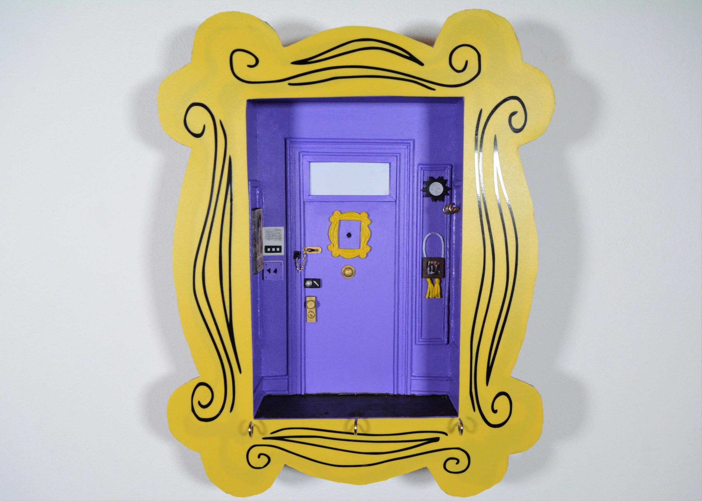 Friends Shadow Box With Hooks and a Shelf : 8 Steps (with Pictures ...