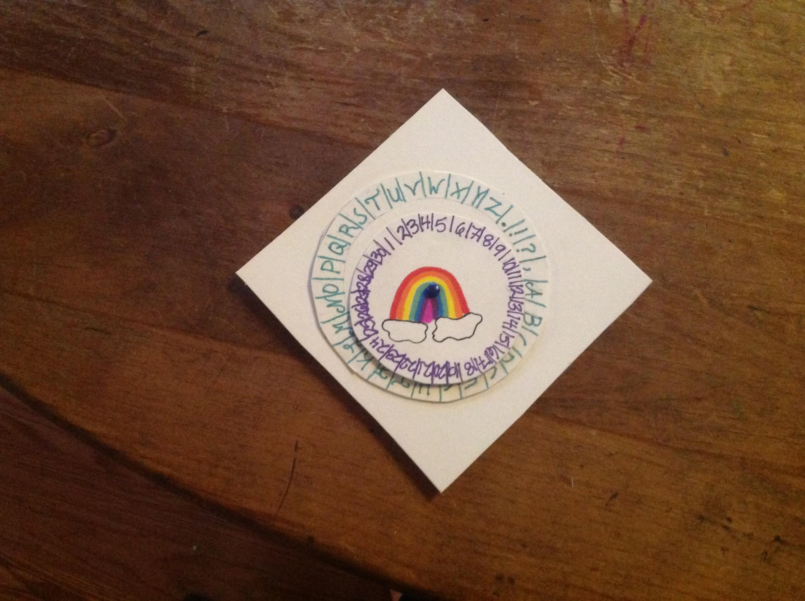 How to Make a Pocket Sized Secret Code Decoder Wheel : 7 Steps ...