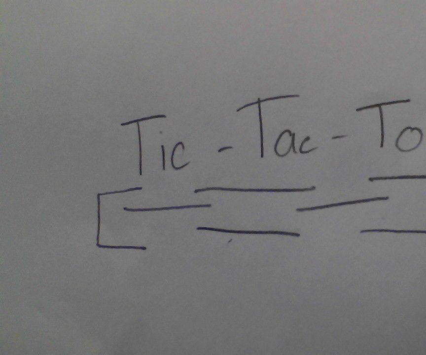 Tic-Tac-Toe : 6 Steps - Instructables