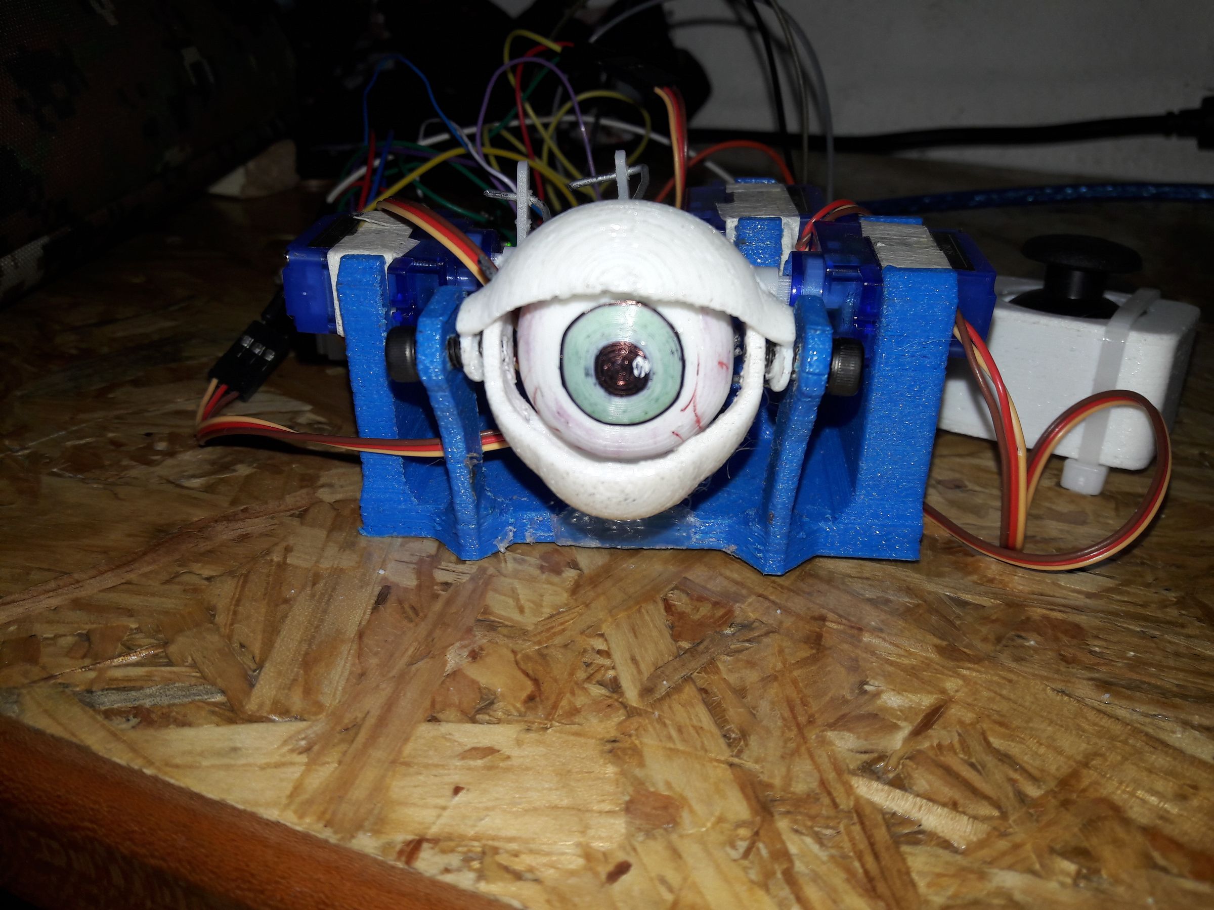 3D Printed Animatronic Eye Mechanism on the Cheap : 4 Steps (with ...