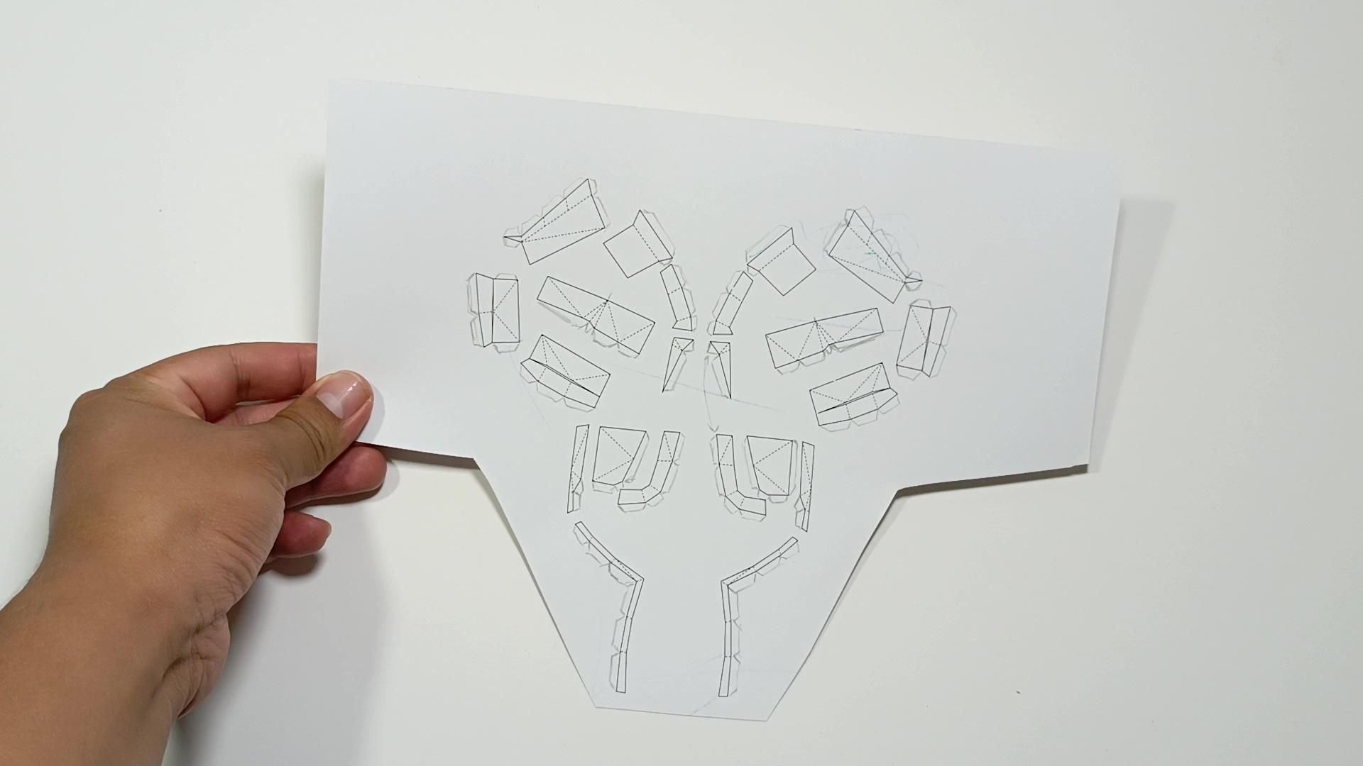 Paper Oni Mask : 45 Steps (with Pictures) - Instructables