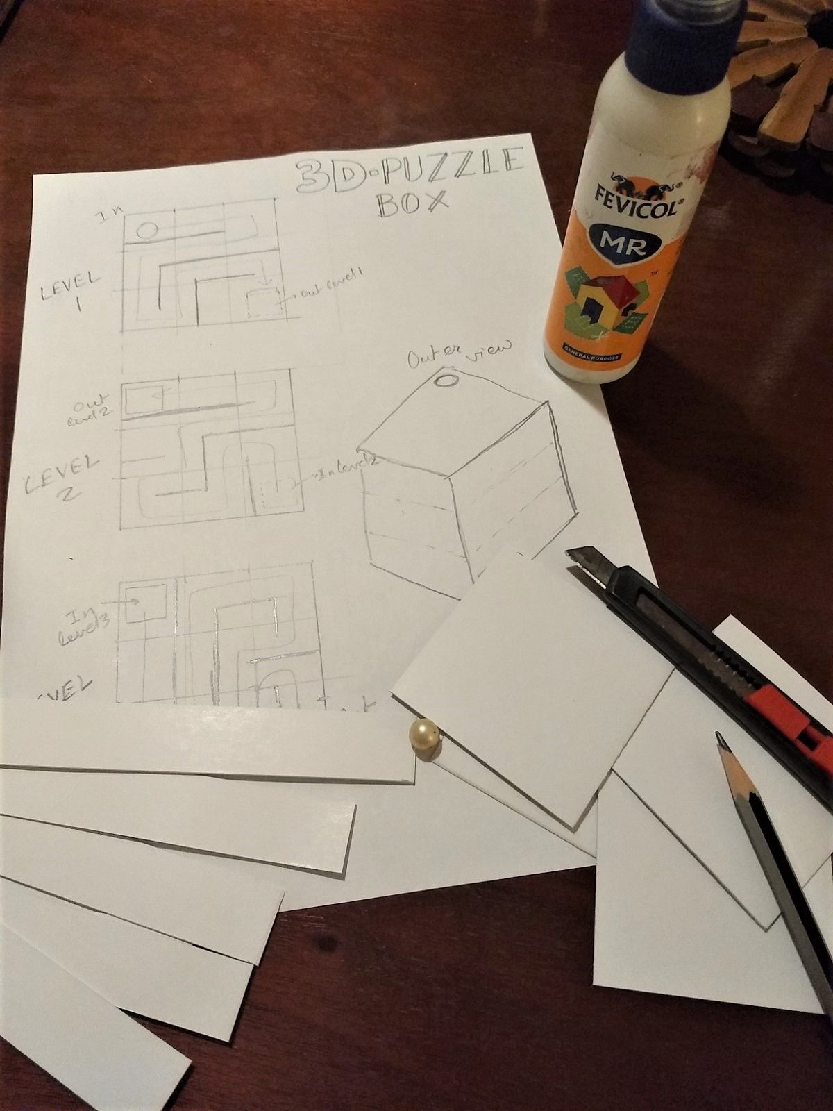 Paper 3d Labyrinth Puzzle : 5 Steps (with Pictures) - Instructables