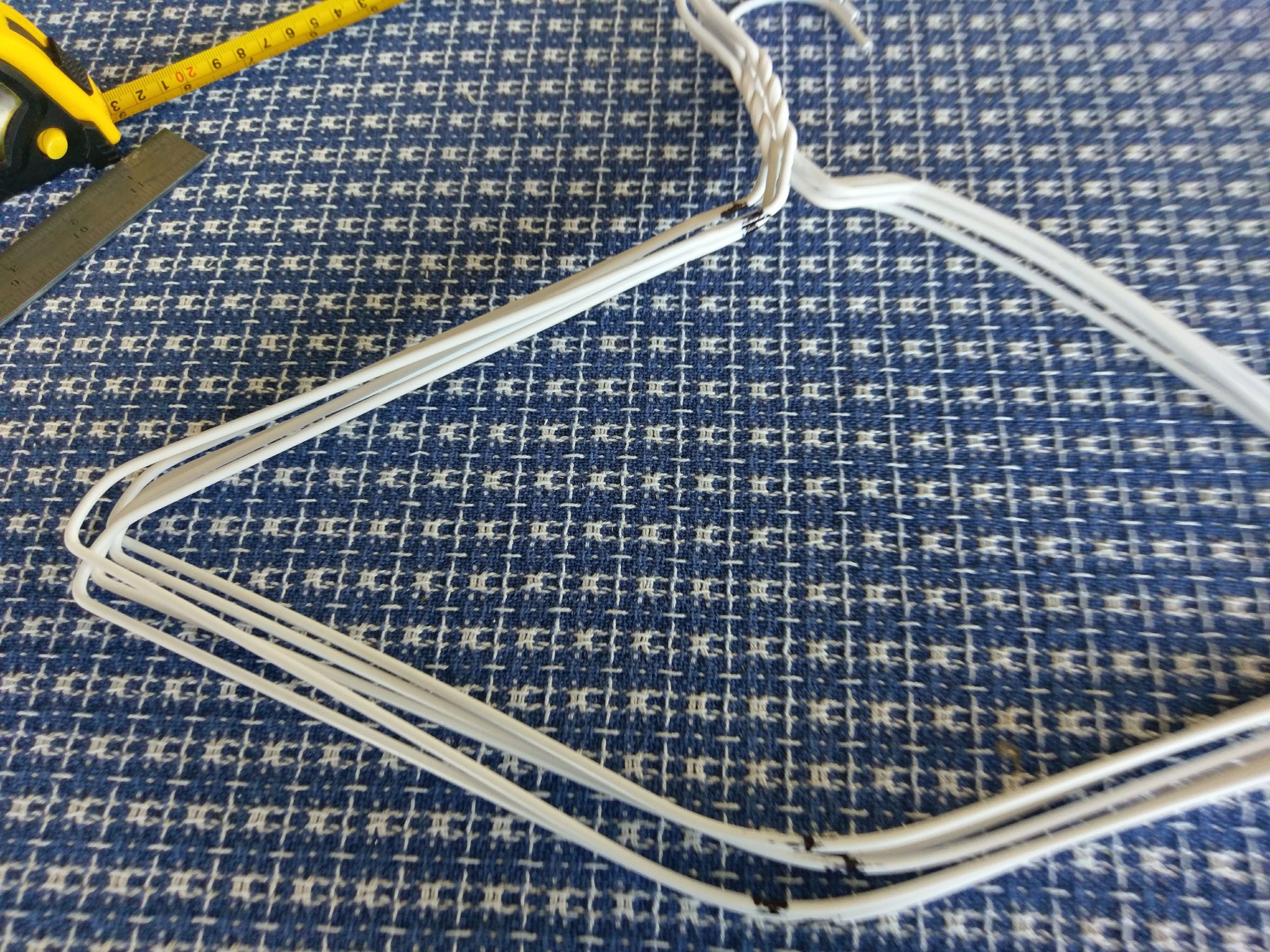 Intro: DIY Lighted Star ~ From 5 Coat Hangers & a Rope Light : 10 Steps ...