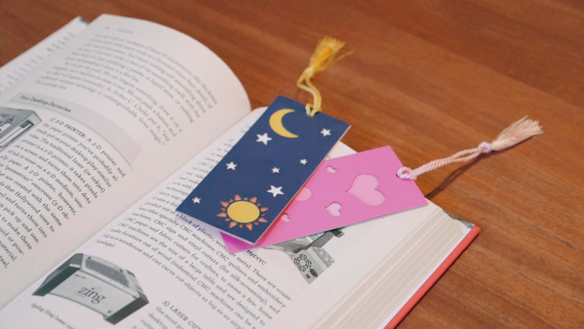 Laser Cut Paper Bookmarks : 4 Steps - Instructables