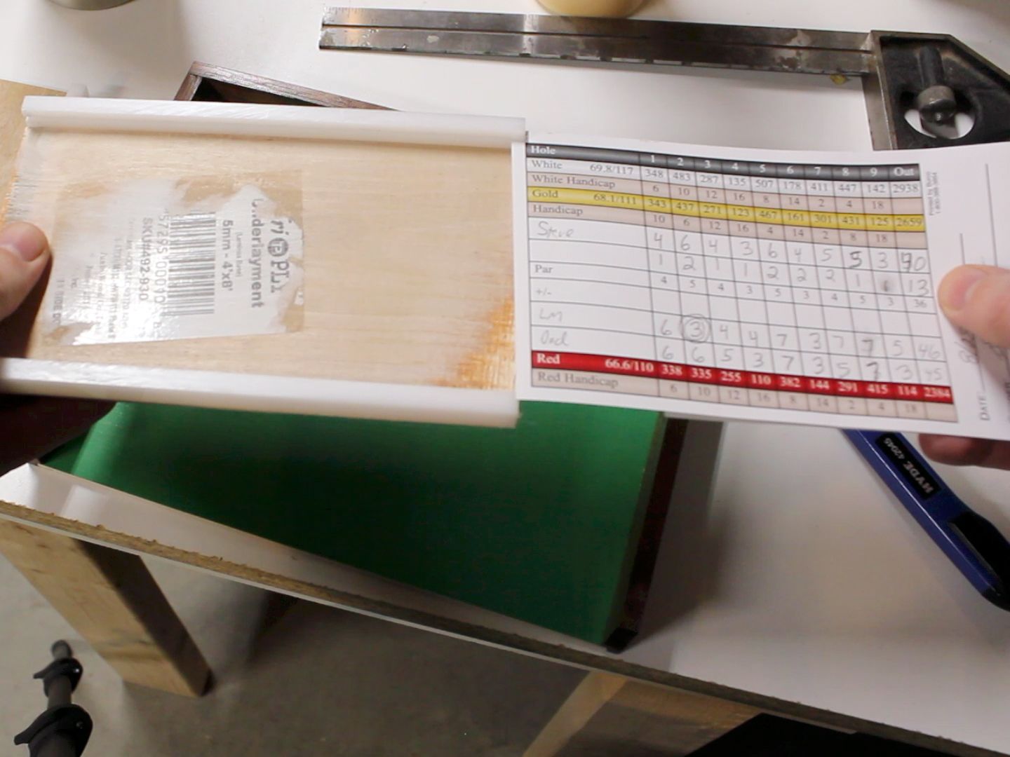 Golf Scorecard Display Case, Easy Joinery! : 6 Steps (with Pictures ...
