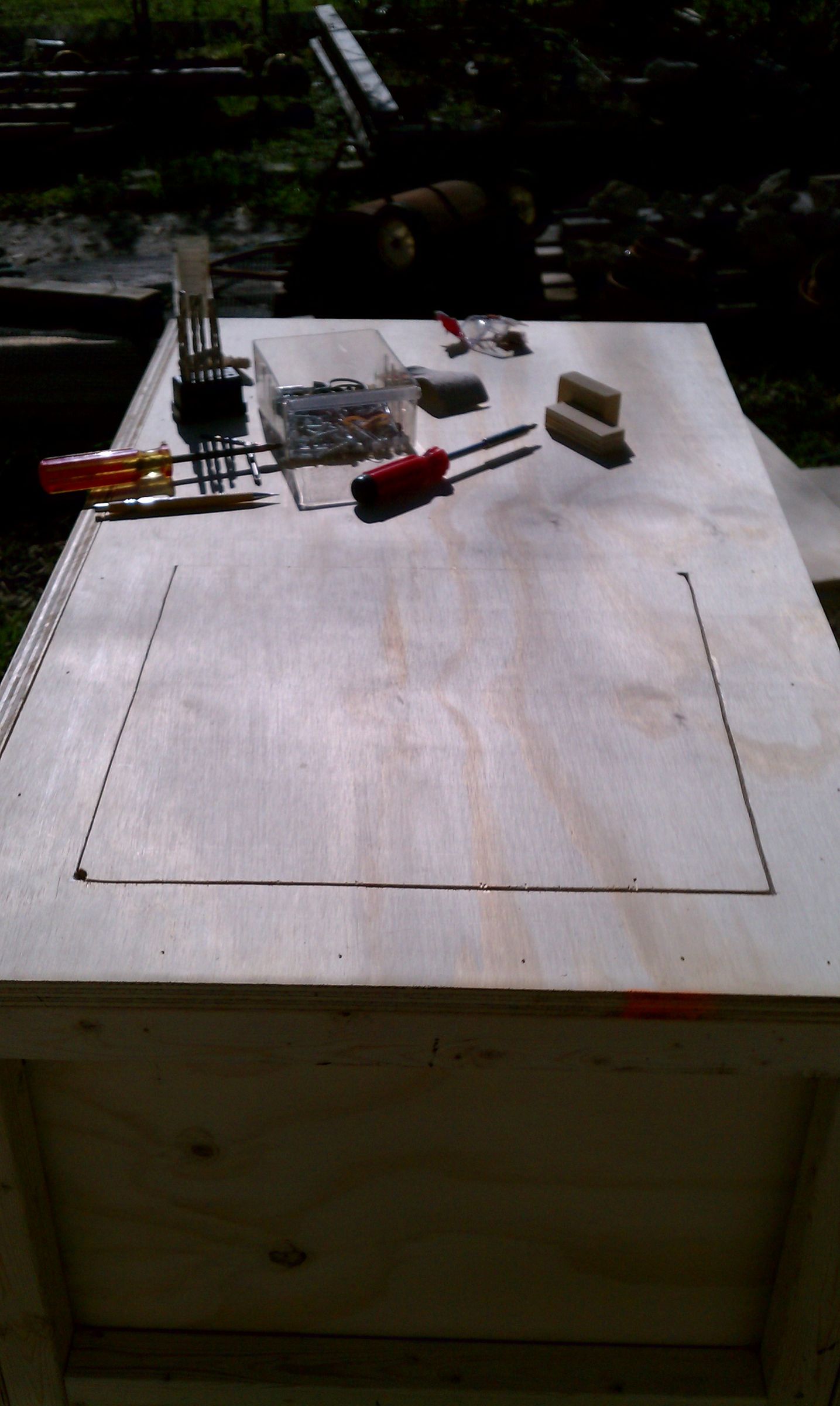 Fish Aquarium Stand (40 Breeder Tank With Hidden Sump Door) : 12 Steps ...