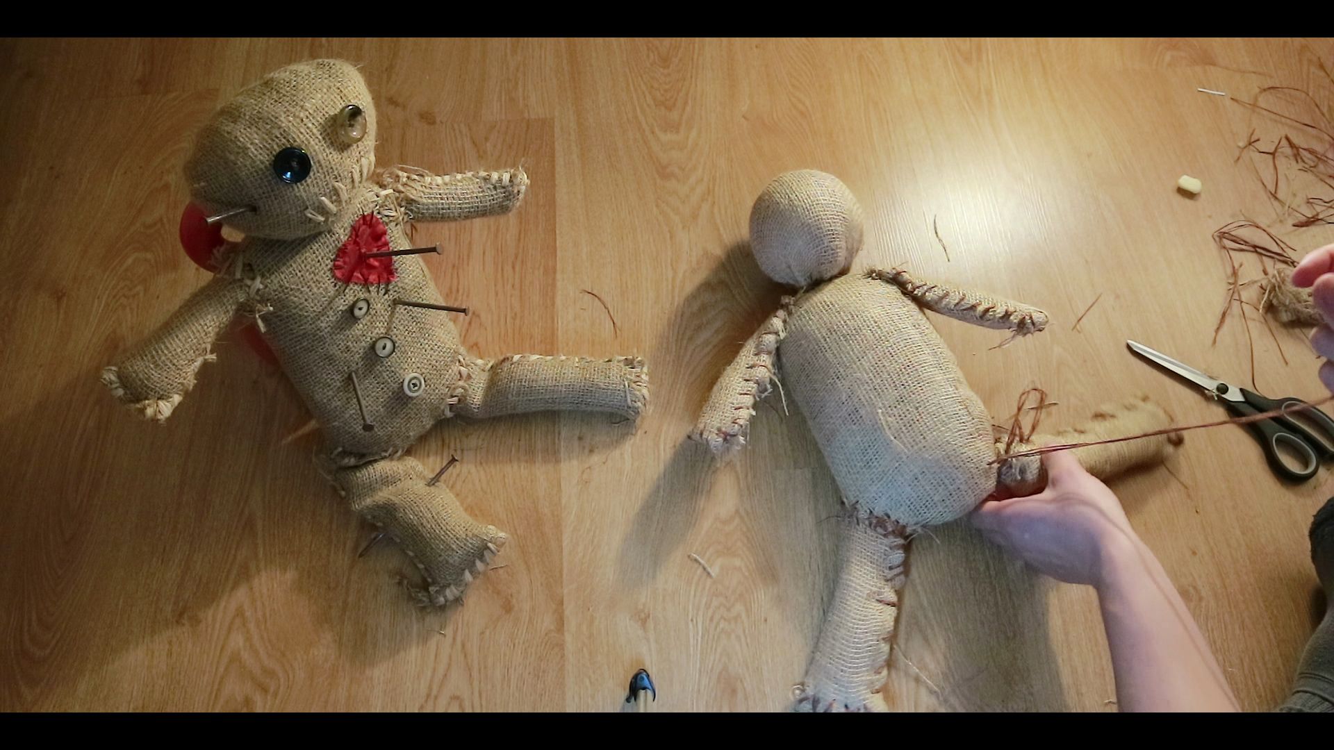 How to Make a Possessed Voodoo Doll - HALLOWEEN TUTORIAL : 24 Steps ...