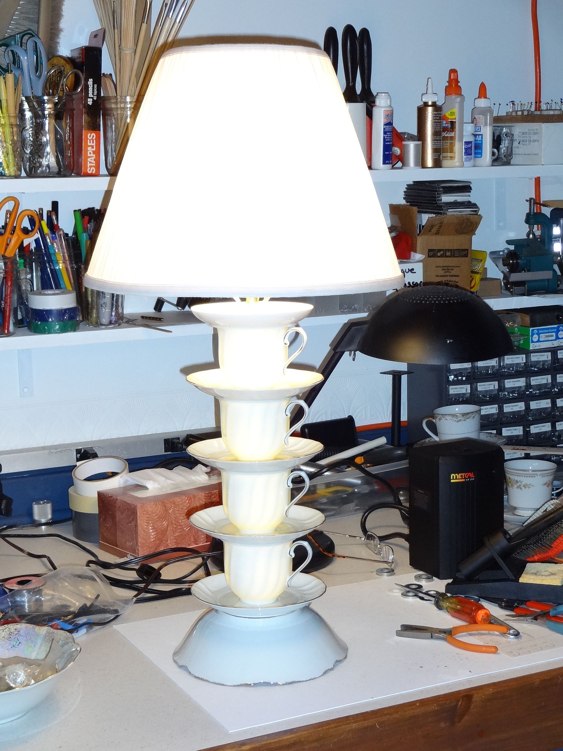 Tea Cup Lamp, Coffee Cup Lamp : 13 Steps (with Pictures) - Instructables