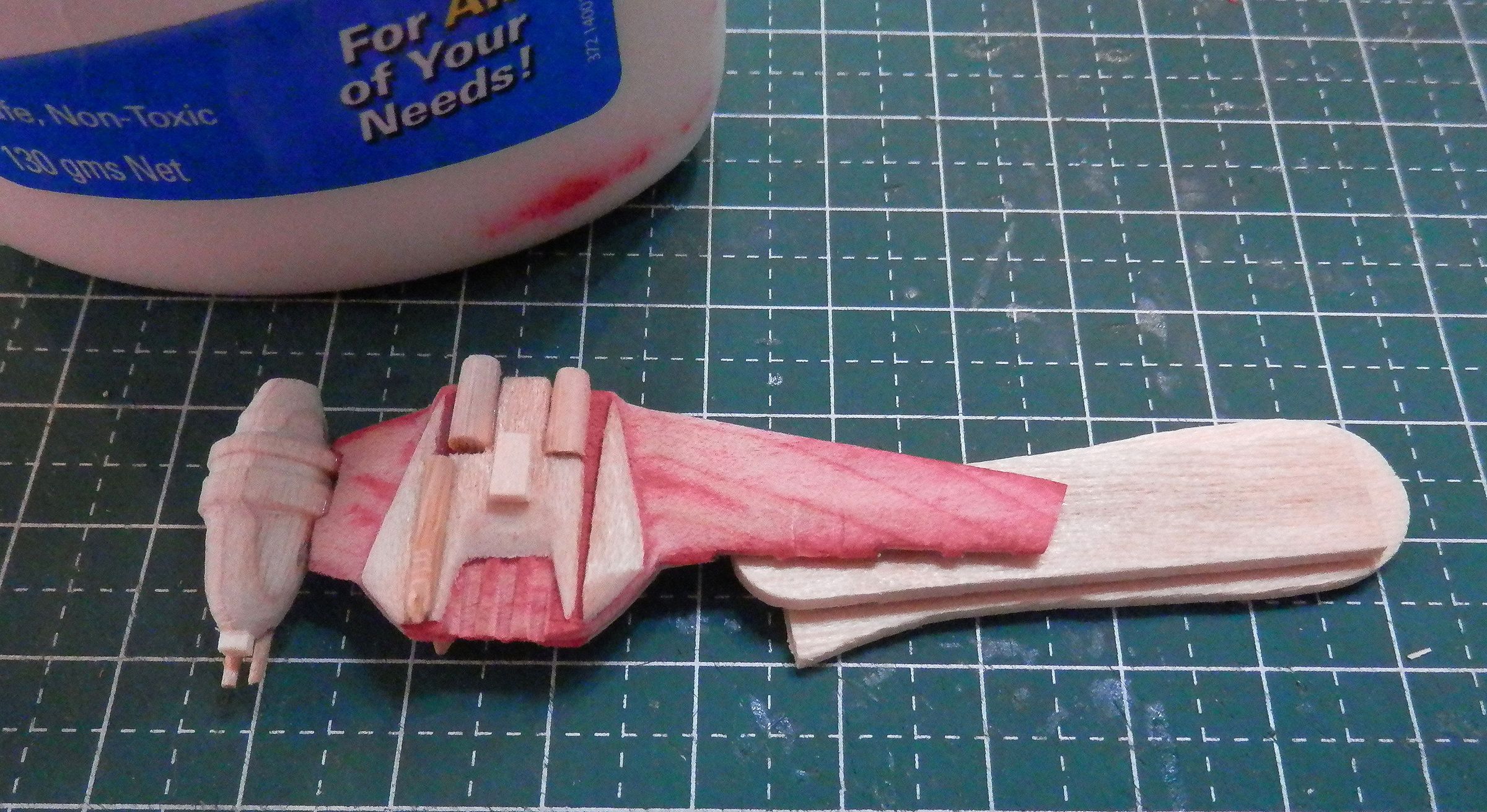 Mini B-Wing Popsicle Stick Model : 8 Steps (with Pictures) - Instructables