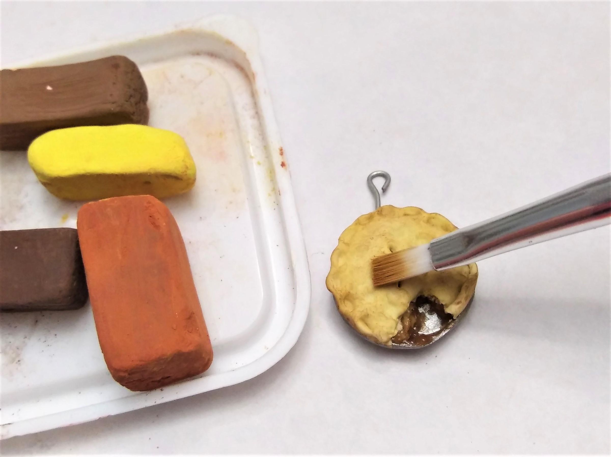 Pie Charms From Clay: Earrings, Necklace, Etc. : 12 Steps (with ...