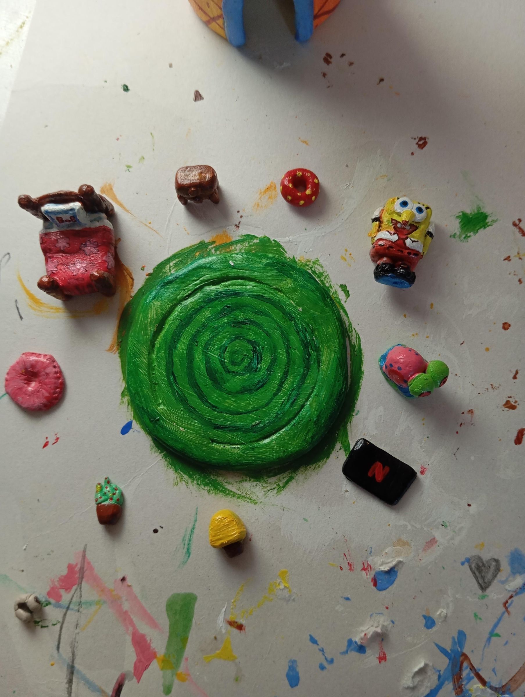 Miniature SpongeBob Pineapple House Interior & Exterior | Handmade ...