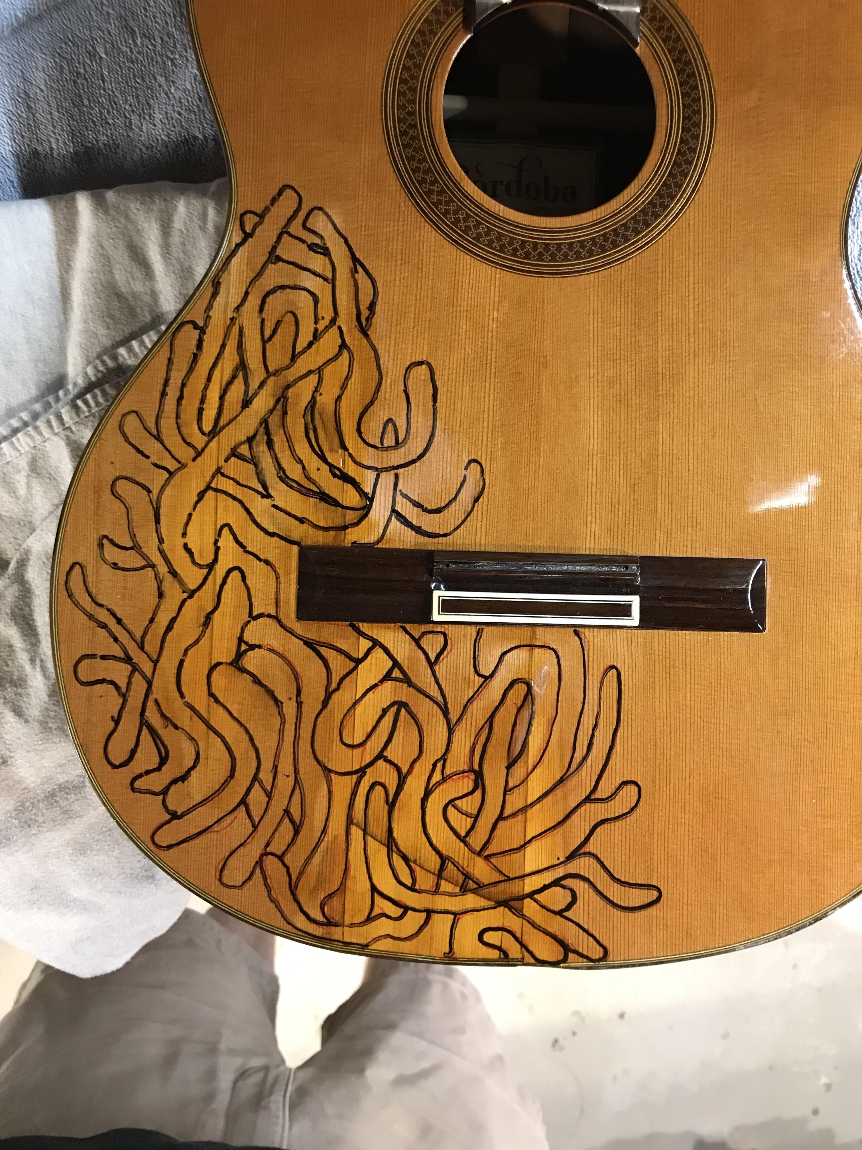 Cool Sharpie Guitar Designs