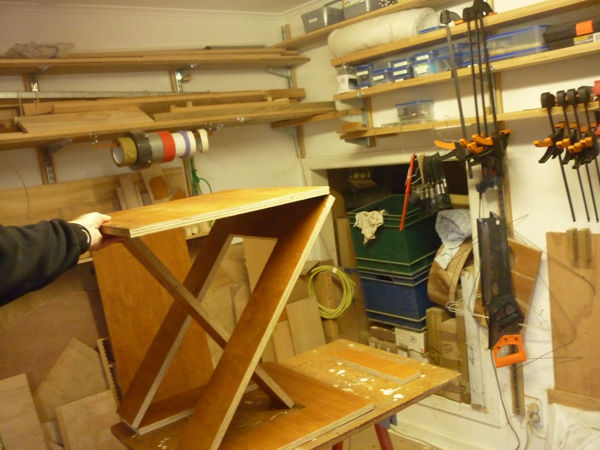 Collapsible Z-Shaped Side Table : 7 Steps (with Pictures) - Instructables