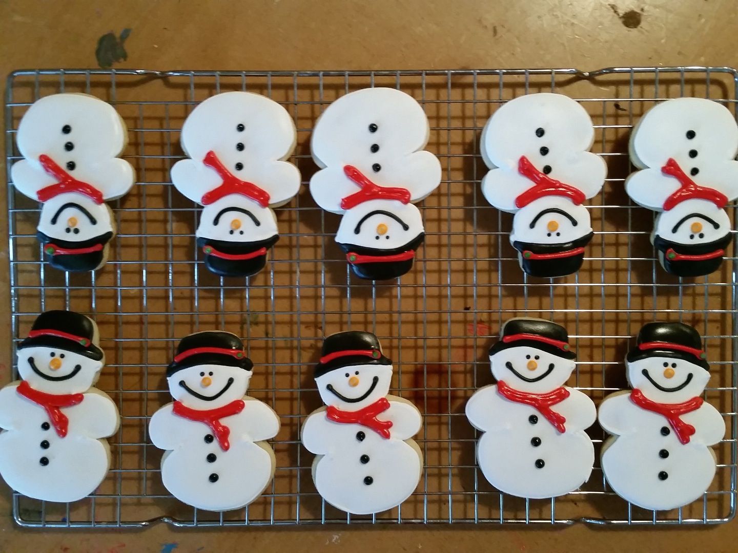 Snowball Pooping Snowmen Sugar Cookies : 12 Steps (with Pictures ...