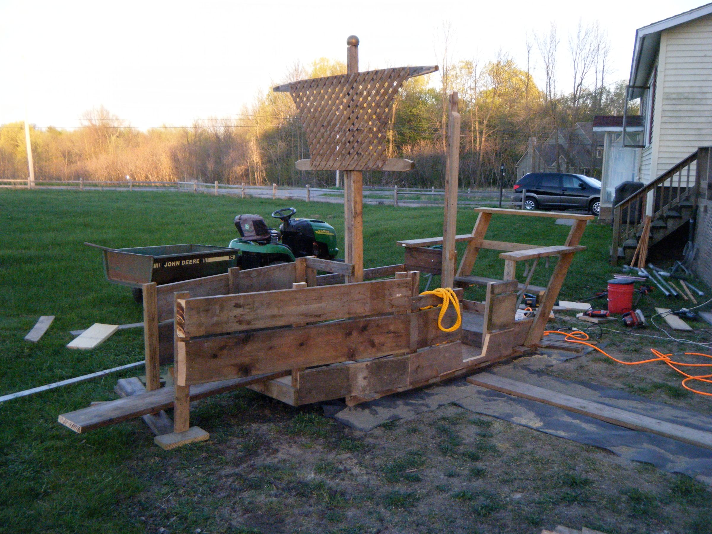 Pallet Pirate Ship : 25 Steps (with Pictures) - Instructables