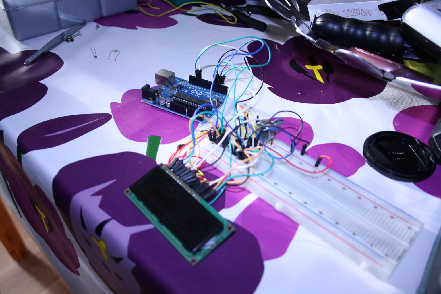 Arduino Thermometer Lcd Display Thermistor Instructables