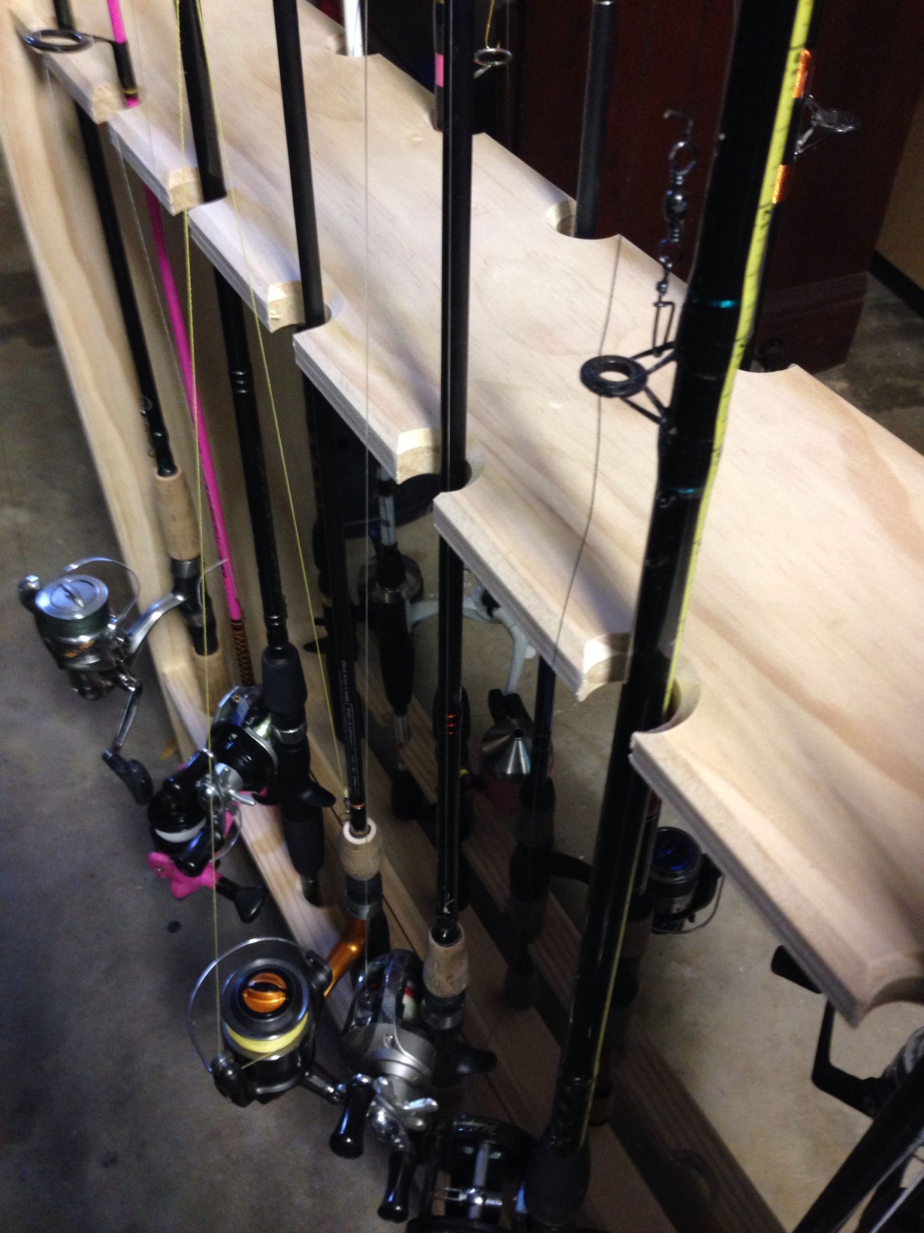 Fishing Rod Rack : 7 Steps - Instructables