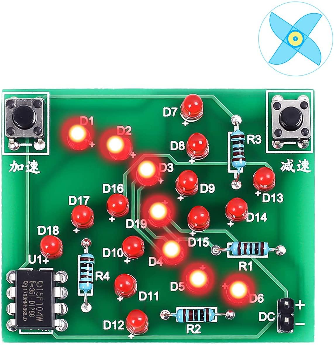 DIY Kit Windmill Shaped Red LED Flashing Light : 6 Steps (with Pictures ...
