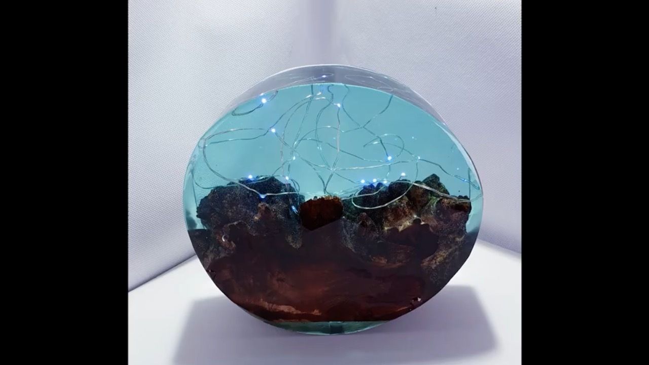 Led Wood and Resin Lamp : 5 Steps - Instructables