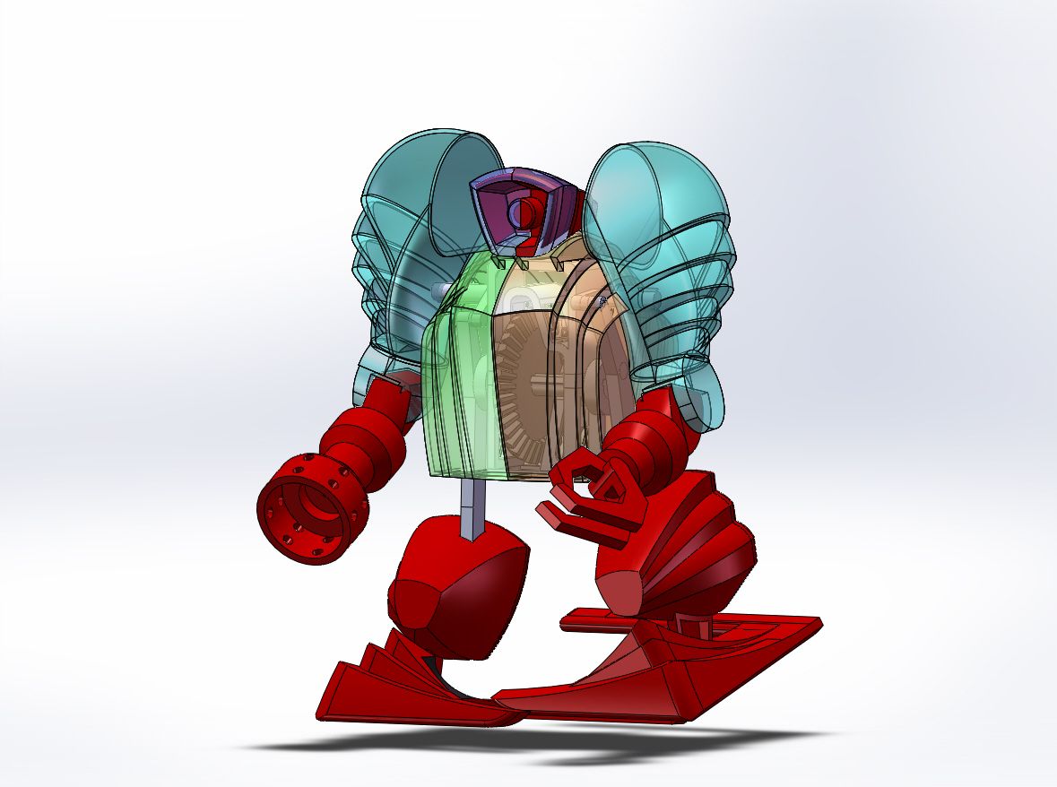 3-D Printed Mechanical Walking Robot Toy! : 5 Steps - Instructables