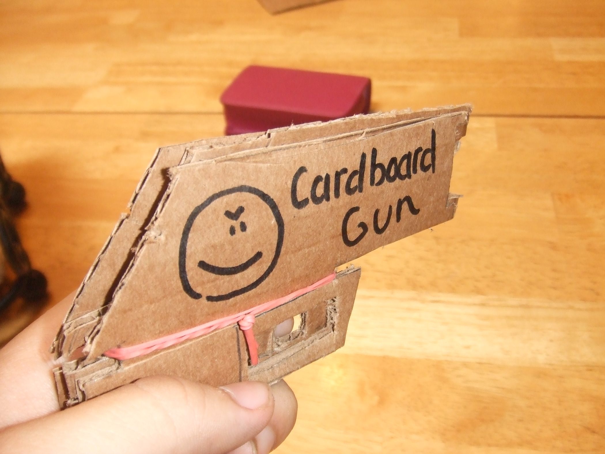 Thin Cardboard Rubber Band Gun : 4 Steps - Instructables