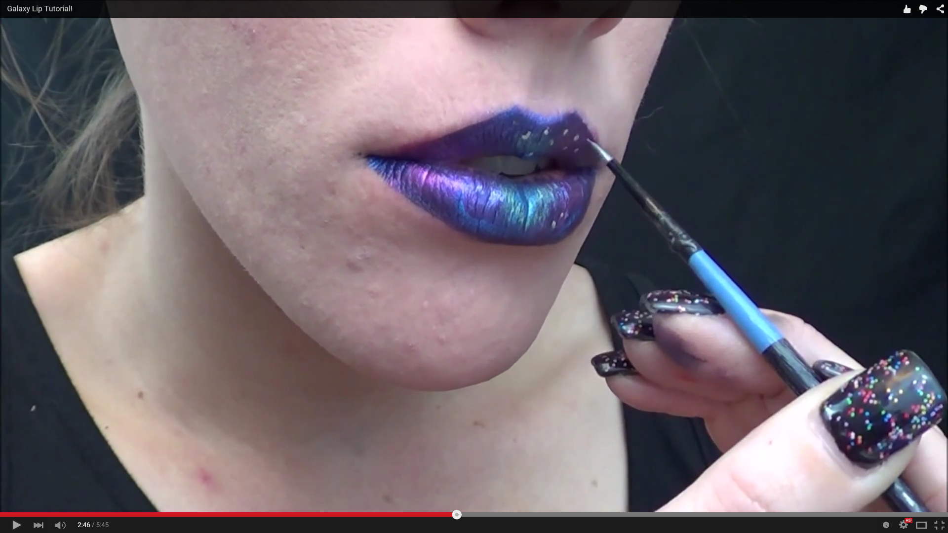 Galaxy Lip Art! : 5 Steps (with Pictures) - Instructables