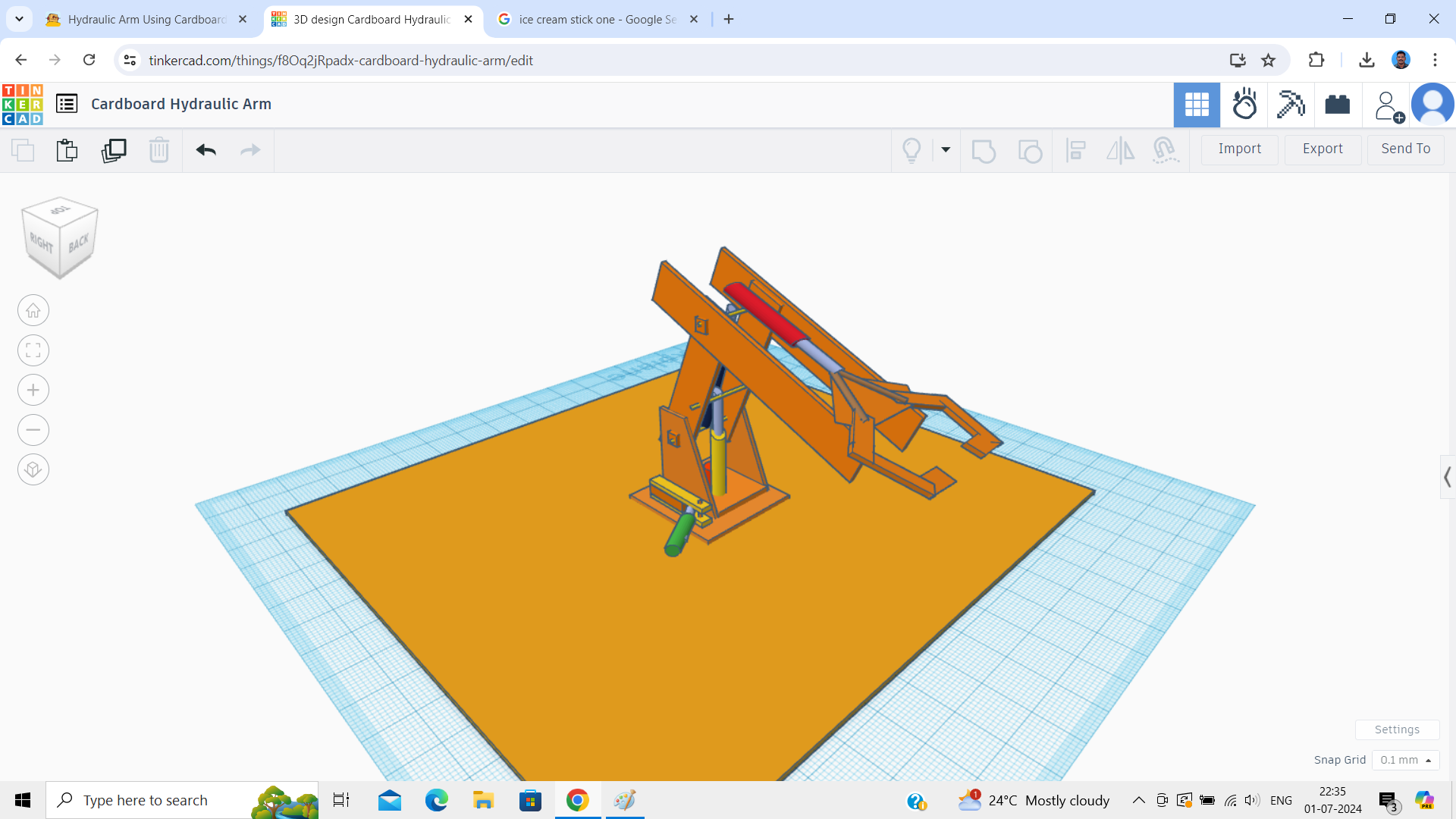 Hydraulic Arm Using Cardboard : 8 Steps - Instructables