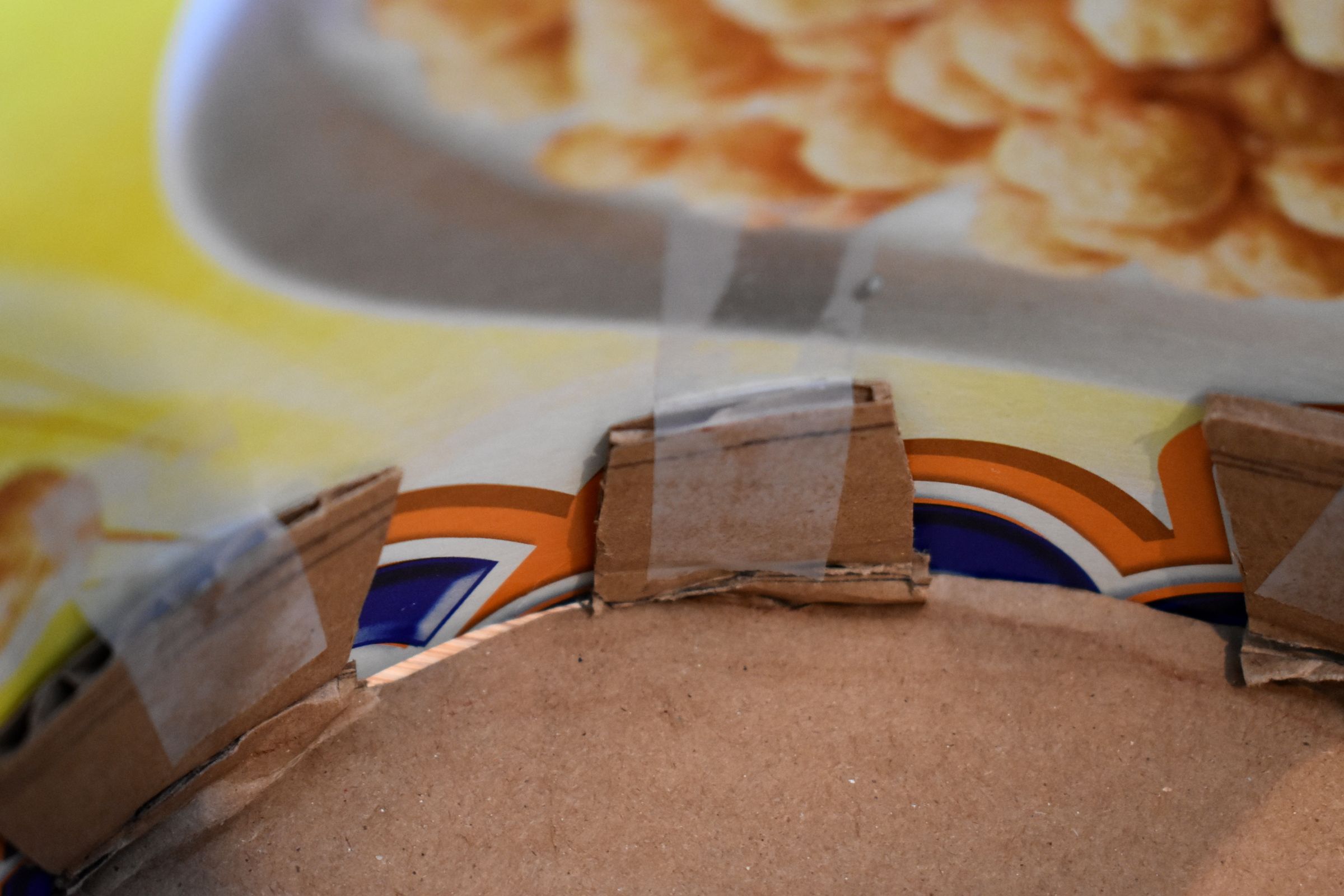 Riveting Cereal Box Top Hat : 8 Steps (with Pictures) - Instructables