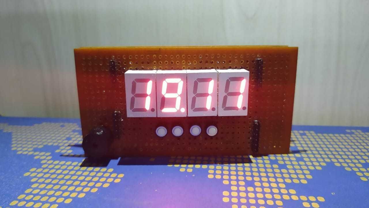 DIY Digital Clock Using ATmega328p, RTC DS3231 and Seven Segment ...