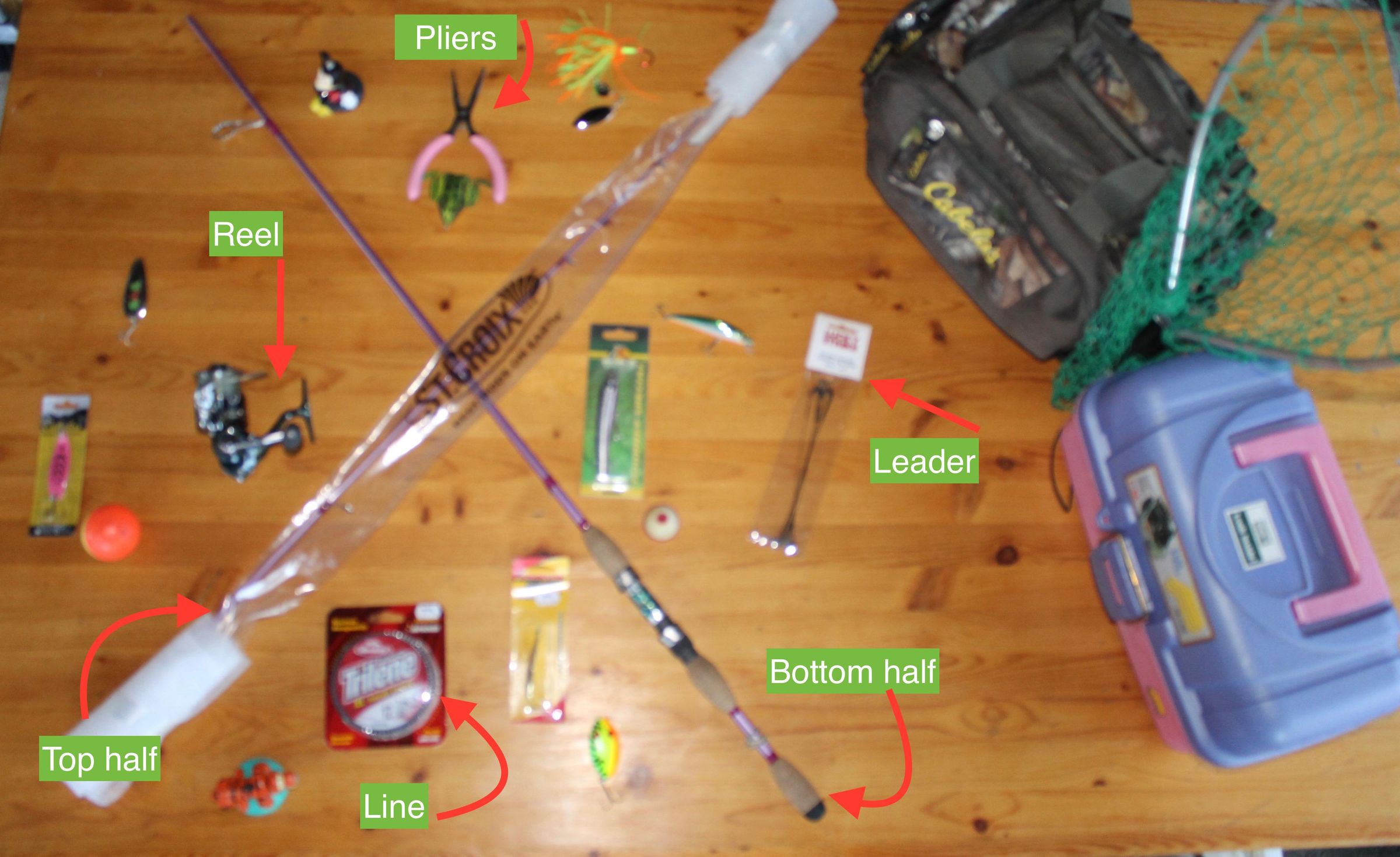 How to Set Up a Fishing Rod: Spinning Reel : 6 Steps (with Pictures ...