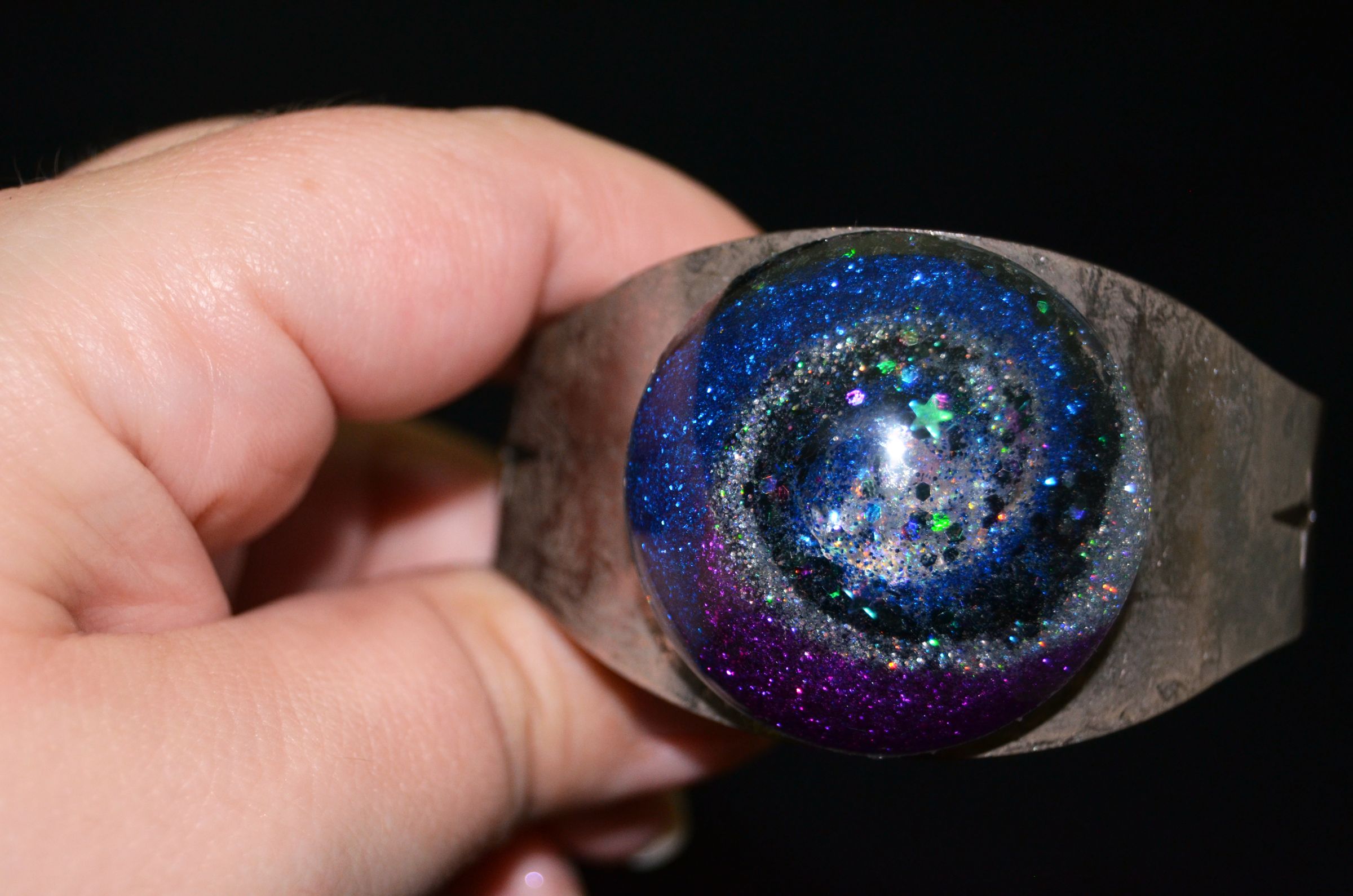 Galaxy Resin 3D Swirl Bracelet - Instructables