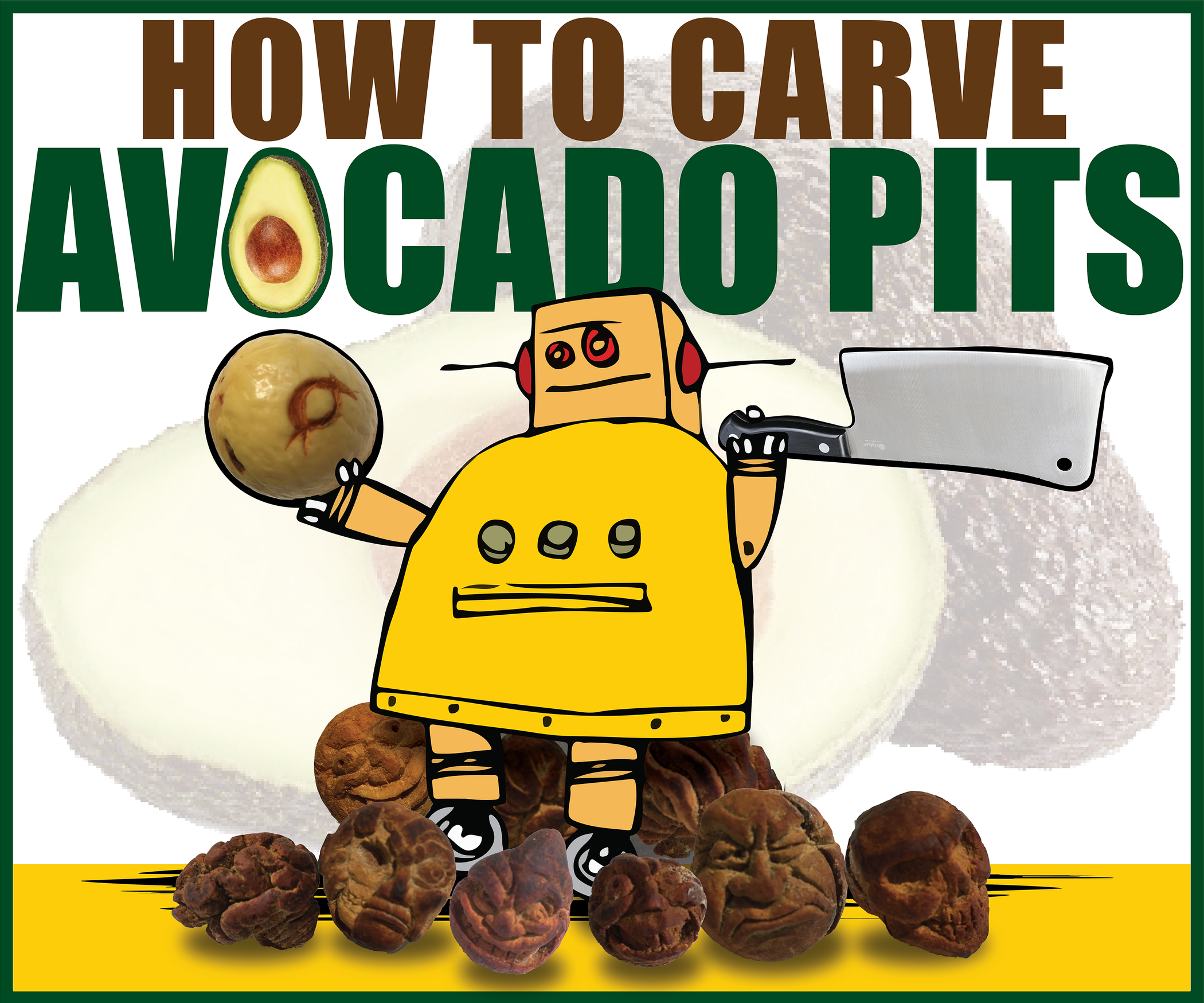 How to Carve Avocado Pits : 4 Steps (with Pictures) - Instructables