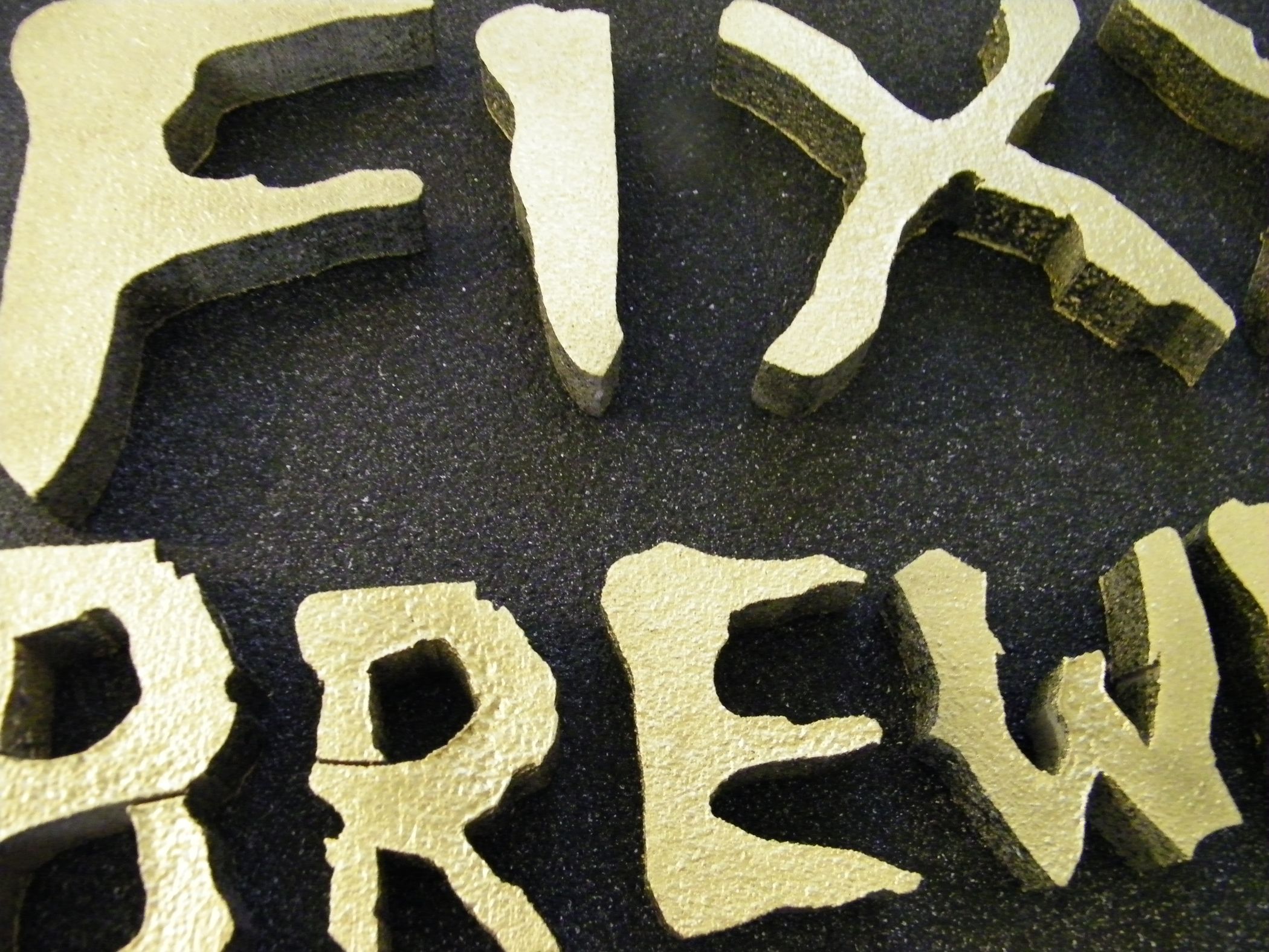 Make an Artificial Stone and Metal Sign : 7 Steps (with Pictures ...