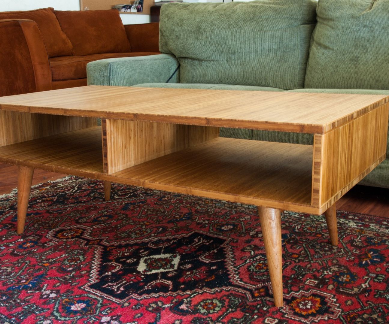 Mid-Century Modern Style Coffee Table Made With Plyboo (Bamboo Plywood ...