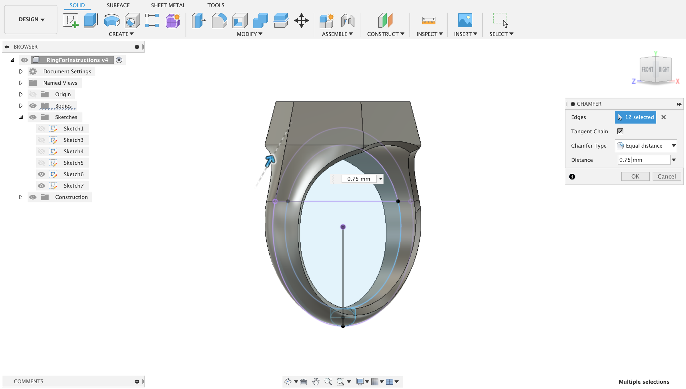 Bit Driver Ring (3D Printed, Wearable Hex Bit Driver) : 12 Steps (with ...