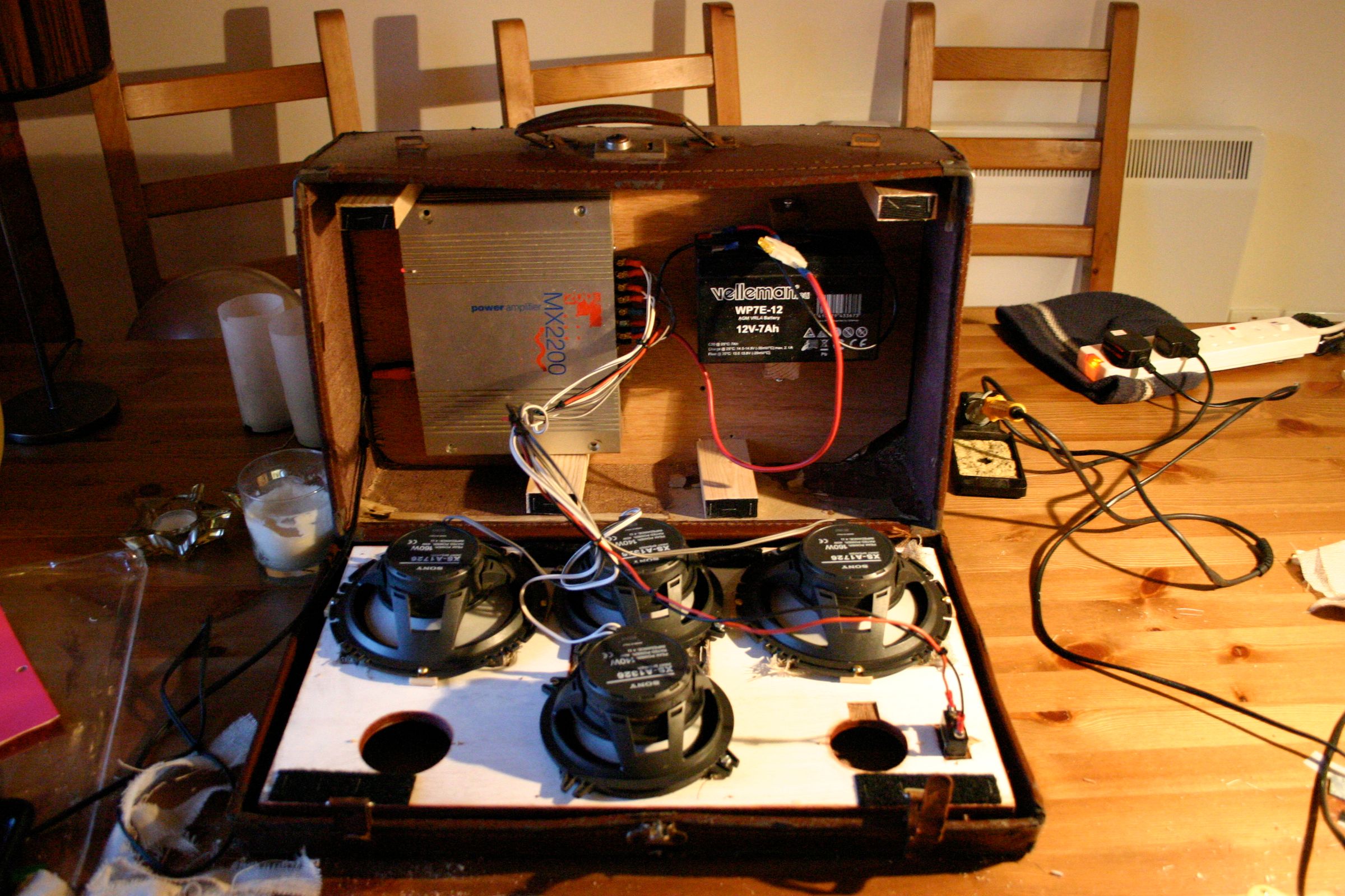 Swingin' Vintage Suitcase Stereo : 8 Steps (with Pictures) - Instructables