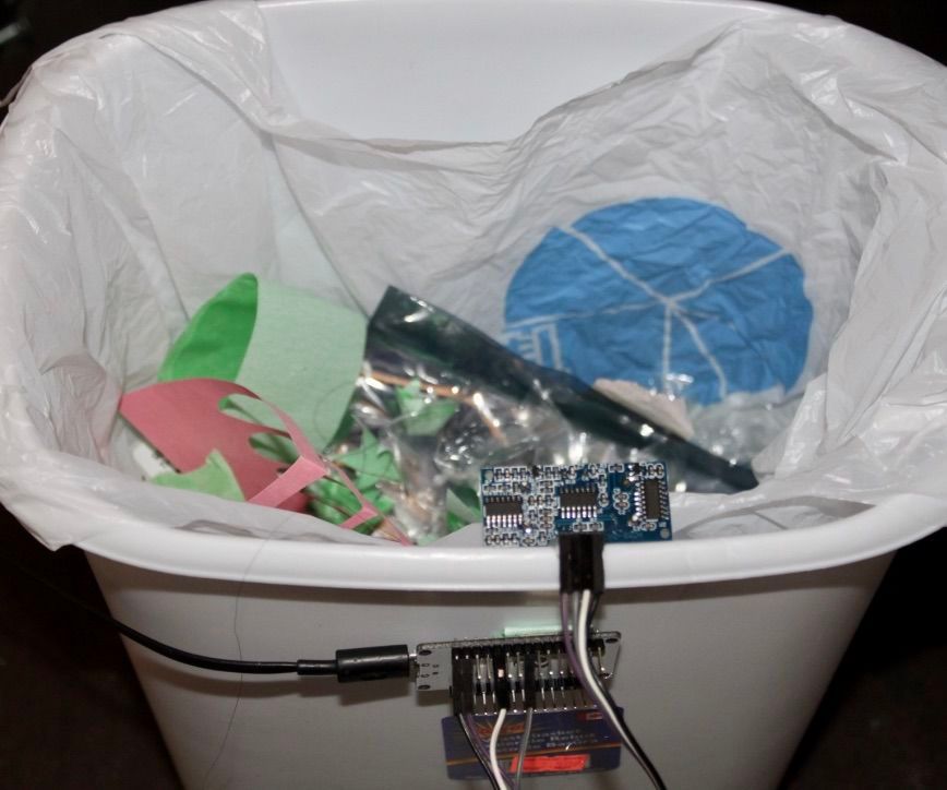 Smart Trash Bin - Email Notifier When Full (Wifi IoT) : 5 Steps ...